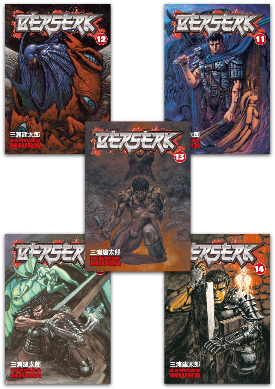 Berserk Volume 11-15 Collection 5 Books Set (Series 3) by Kentaro Miura ...