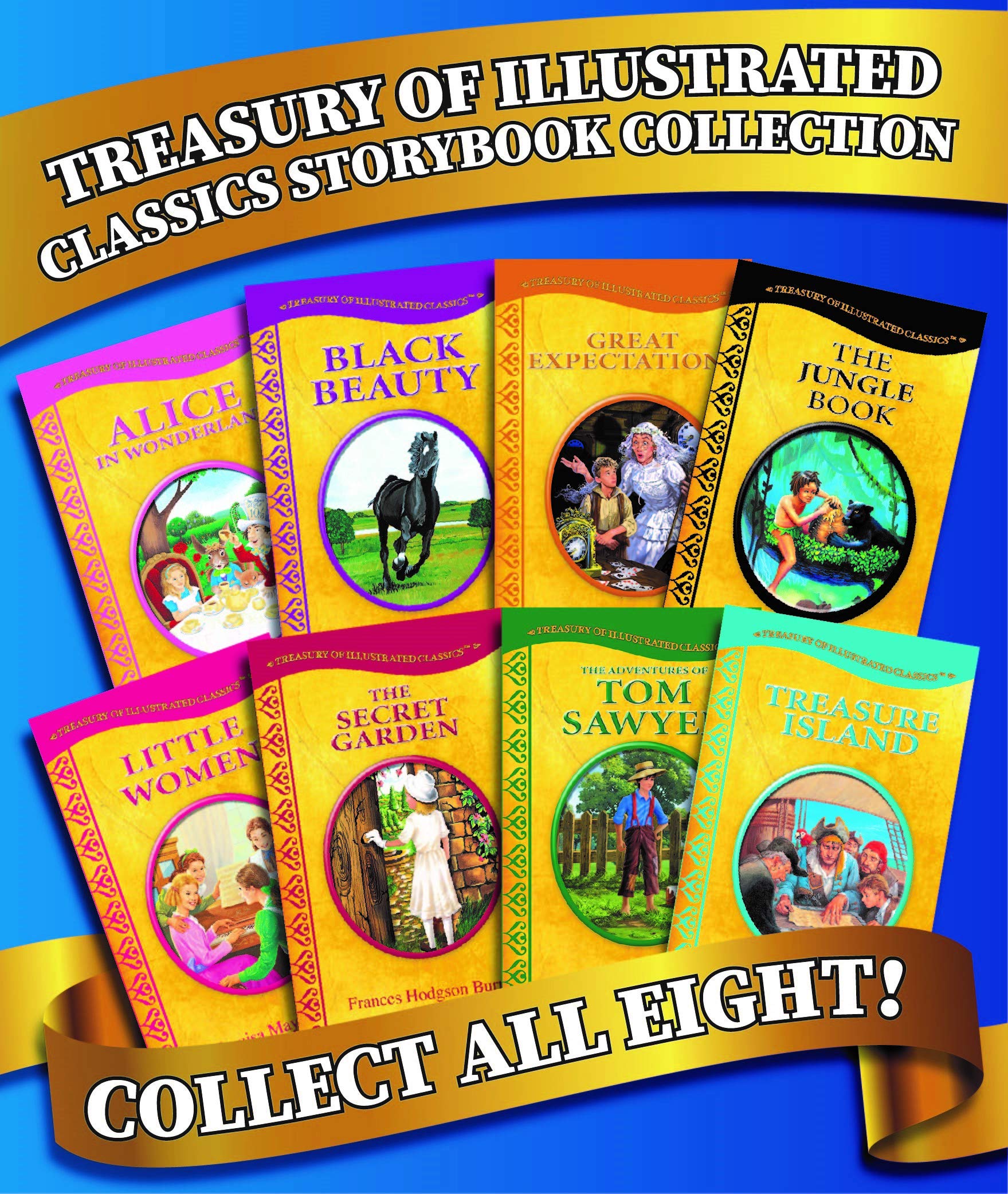 Treasury of Illustrated Classics Storybook Collection-Set of 8 titles ...