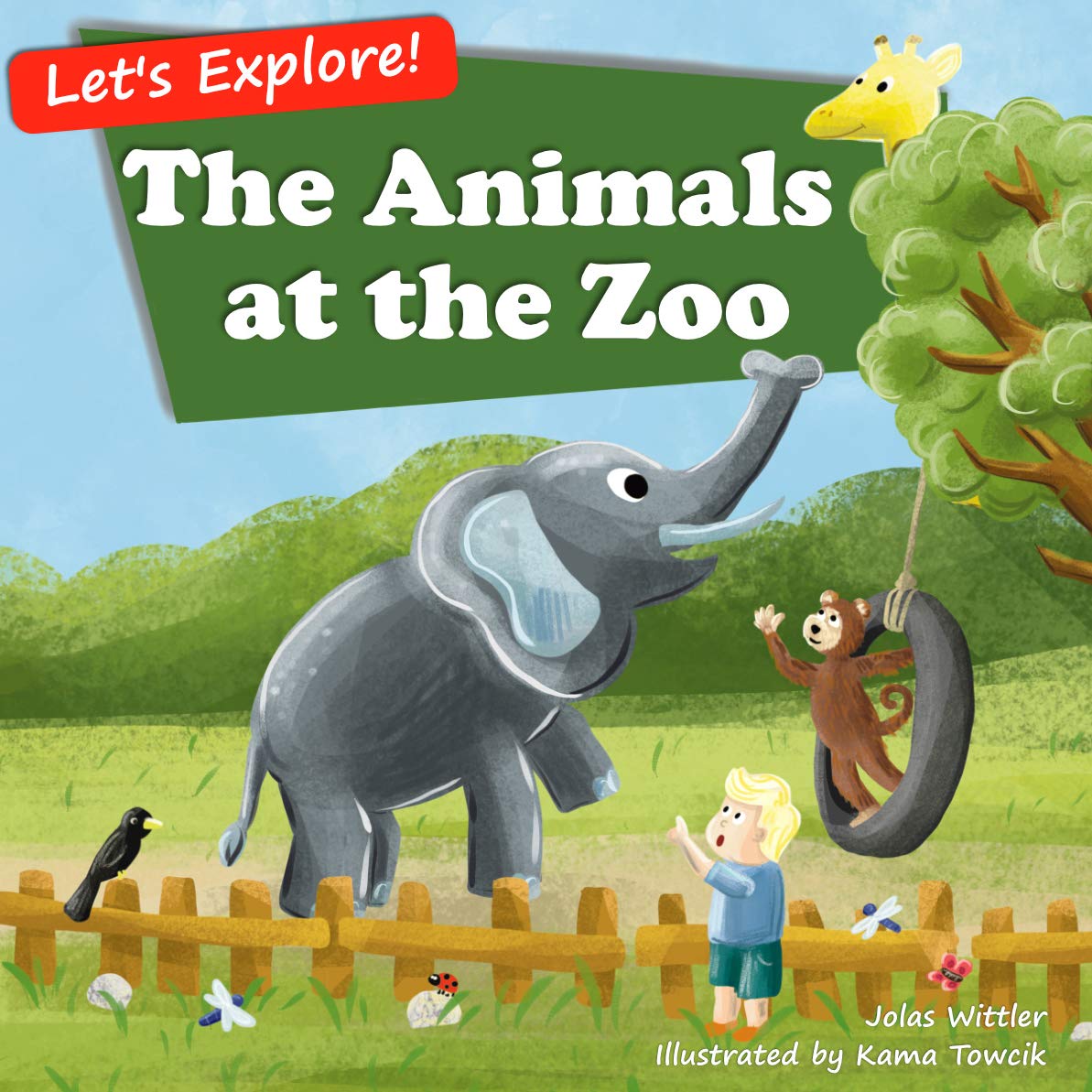 The Animals at the Zoo: An Illustrated Rhyming Picture Book About ...