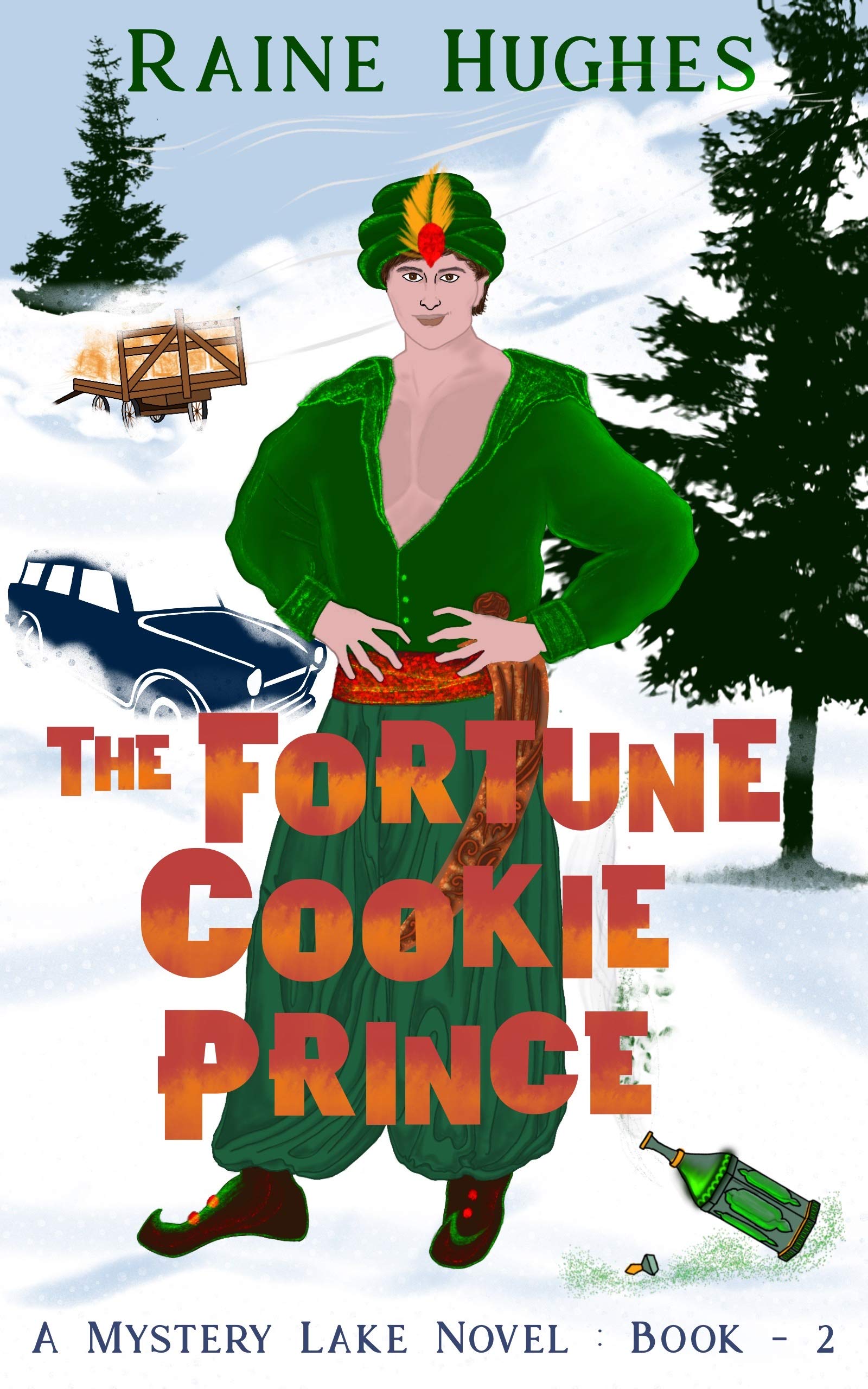 The Fortune Cookie Prince - A Mystery Lake Novel: Book 2: A genie's magical love story by Raine ...