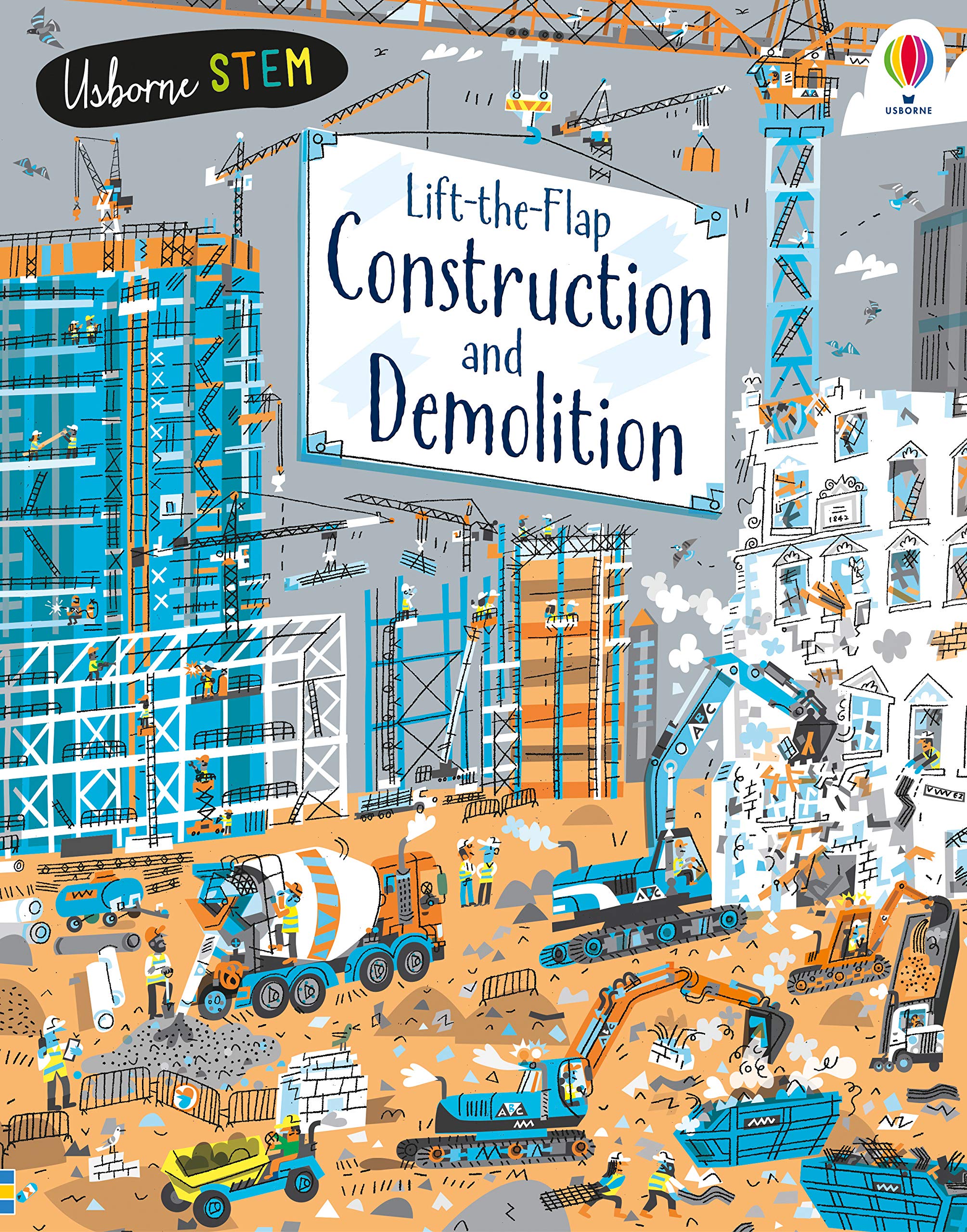 Construction and Demolition (Usborne Lift-the-Flap) by Jerome Martin ...