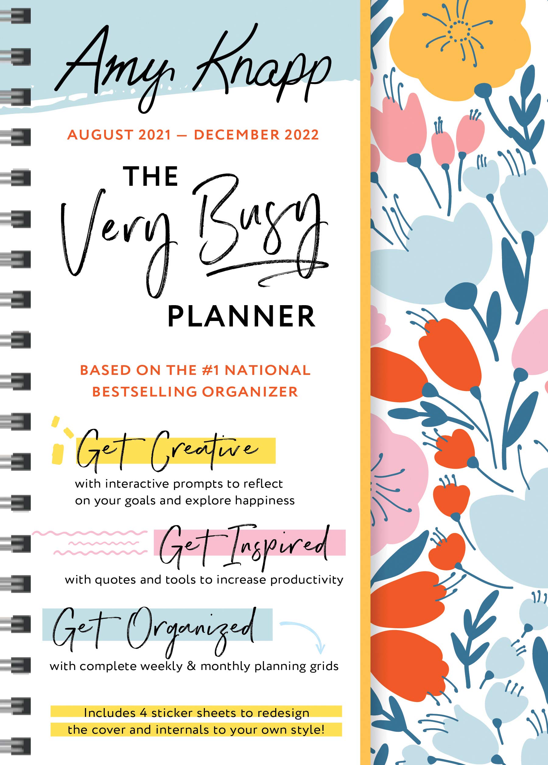 2022 Amy Knapp's The Very Busy Planner: 17-Month Weekly Self-Care ...