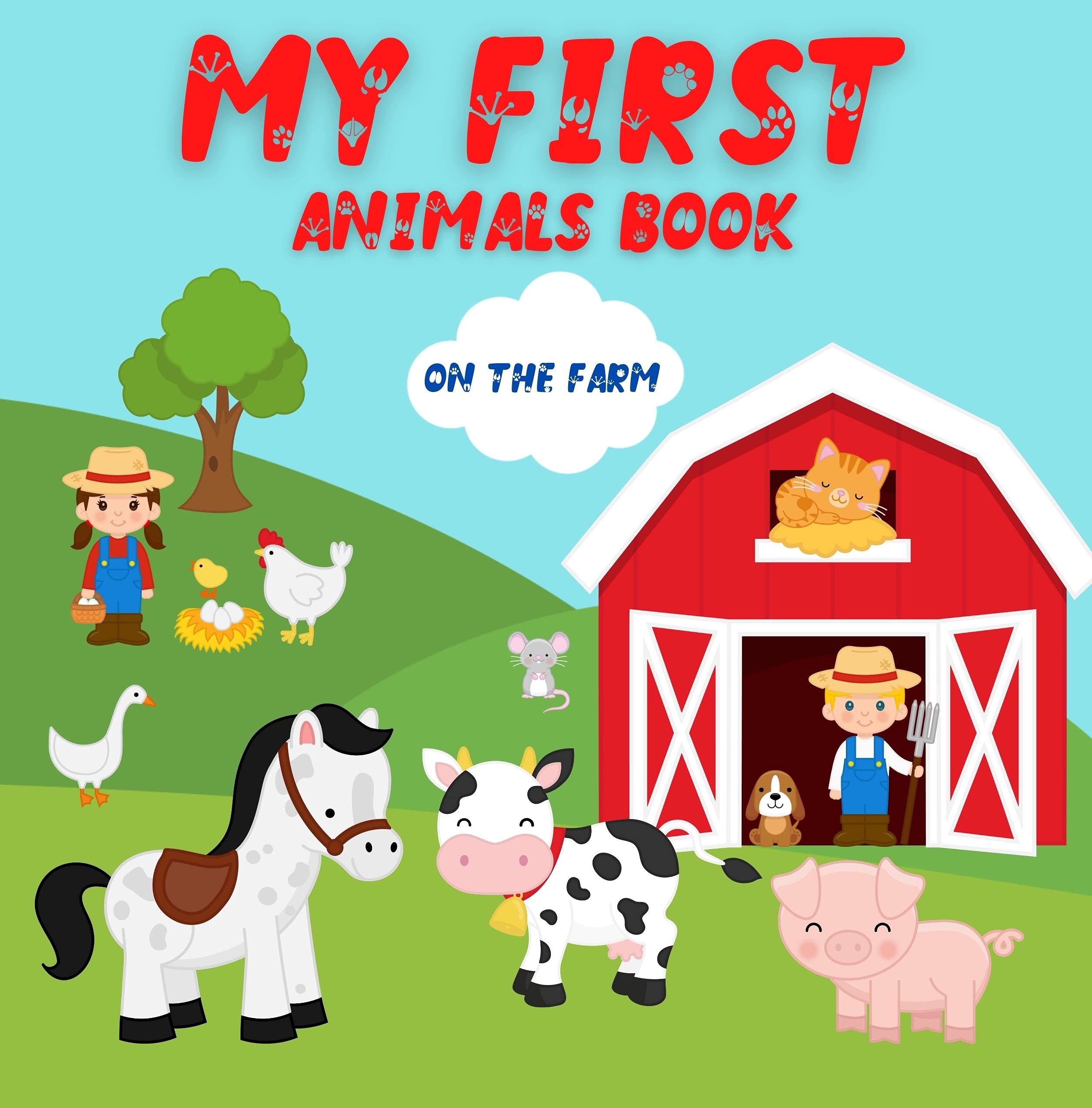 My First Animal Book On The Farm : Educational Bedtime Book For Kids 1 ...