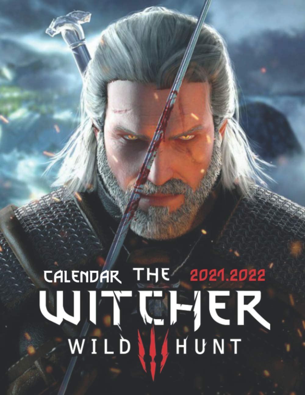 The Witcher Wild Hunt: 2021 – 2022 Games Calendar – 18 months – 8.5 x ...