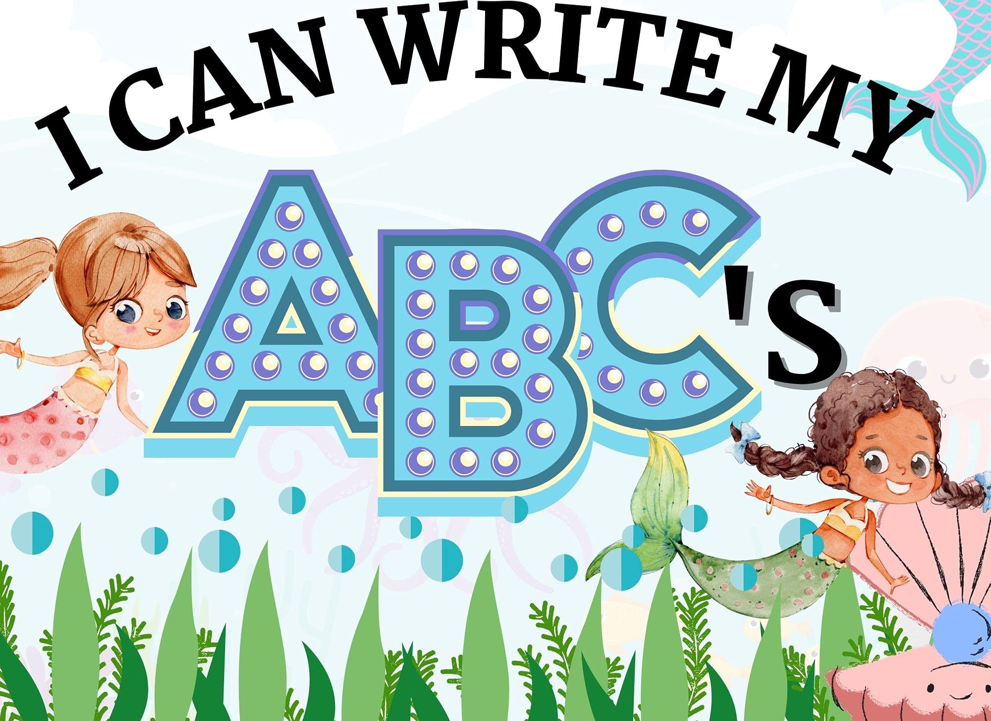 Alphabet Tracing Workbook - Mermaid Themed Handwriting Practice ...