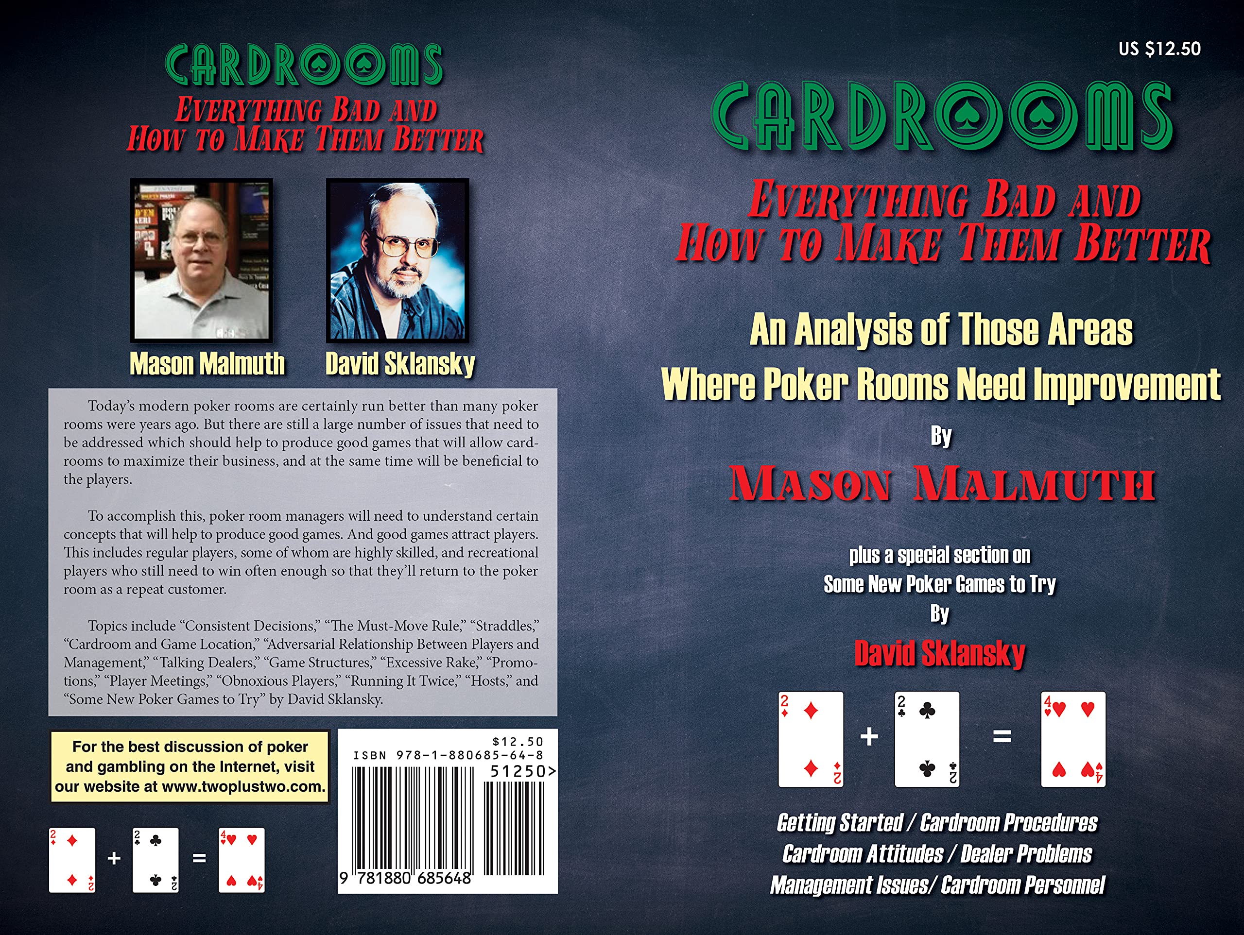 Cardrooms: Everything Bad and How to Make Them Better: An Analysis of ...