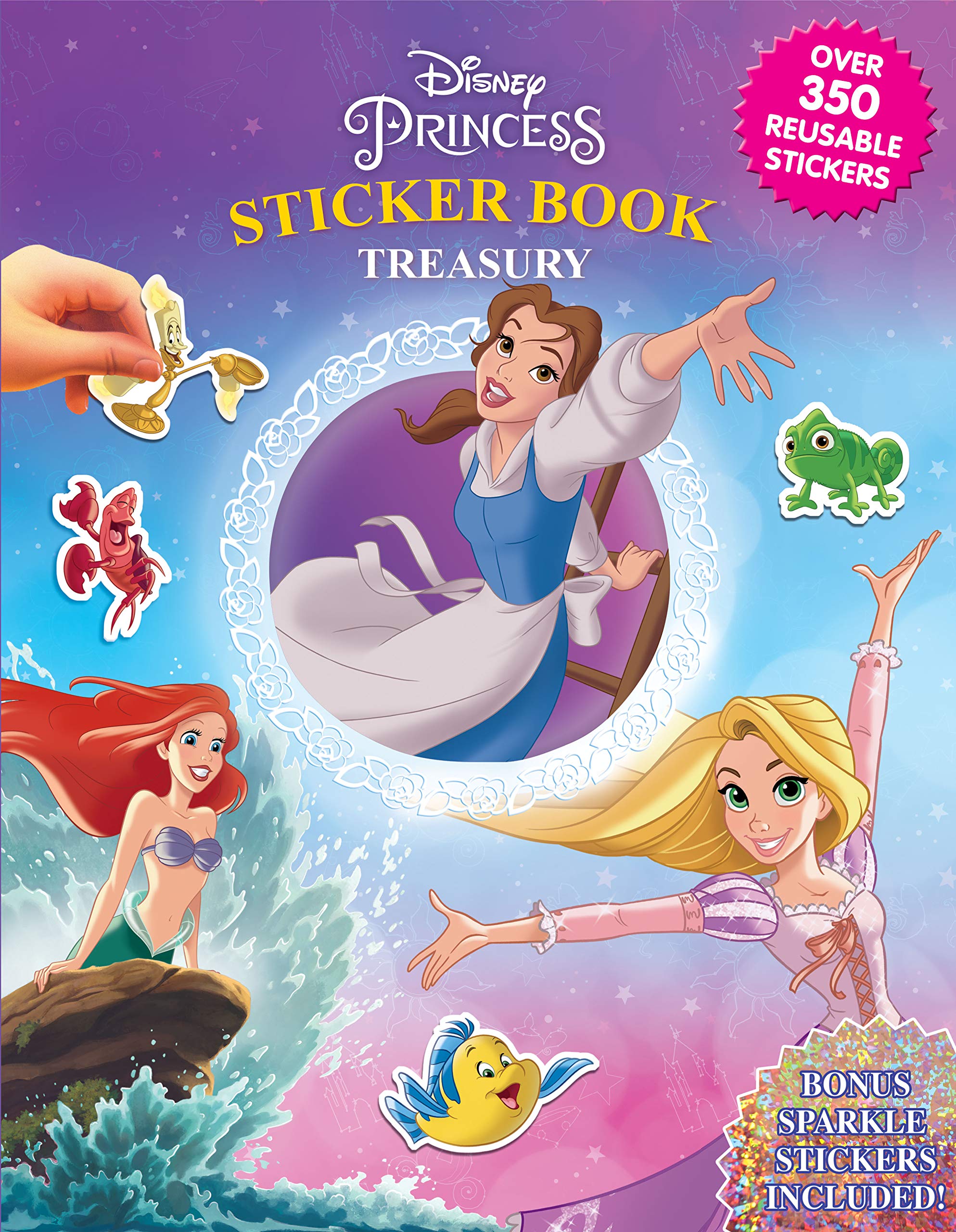 Phidal - Disney Princess Stickerbook Treasury Activity Book for Kids Children Toddlers Ages 3 ...