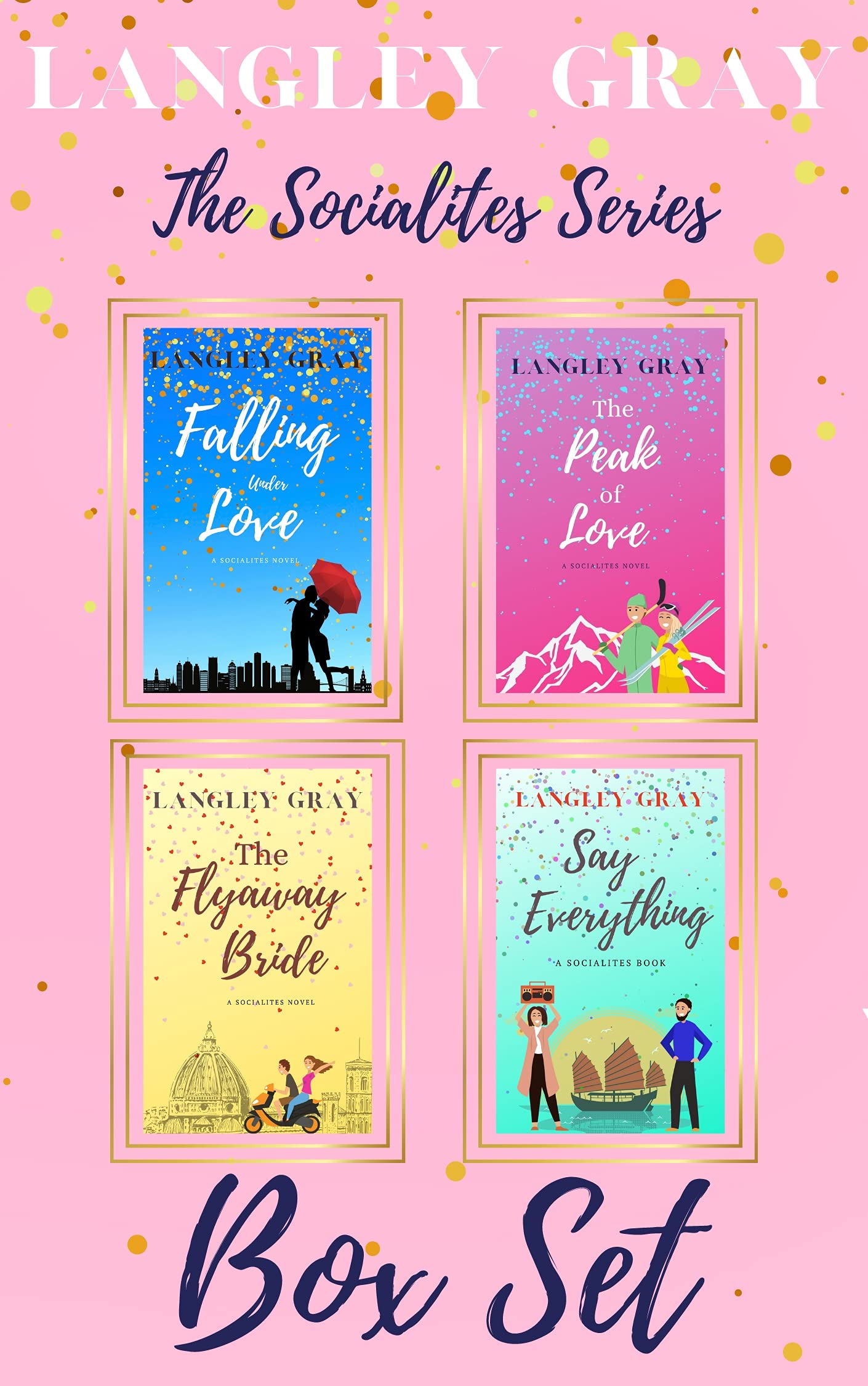 The Socialites Series Box Set: A 4-Book RomCom Box Set by Langley Gray ...