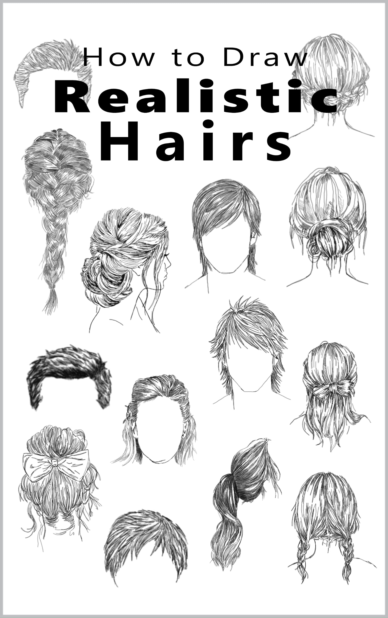 How To Draw Realistic Hairs How To Draw Hairs Step By Step Learn To