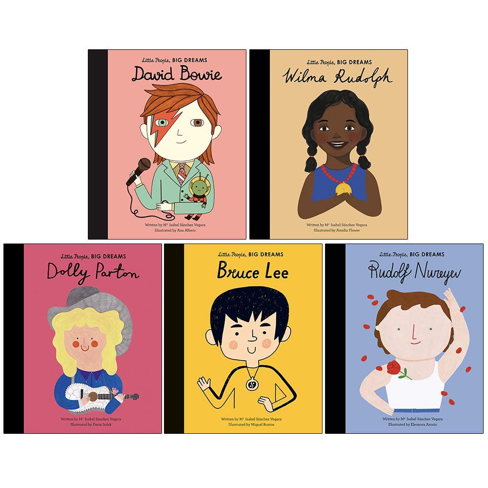 Little People Big Dreams Series 6 Collection Books Set Book 26 To 30 by ...