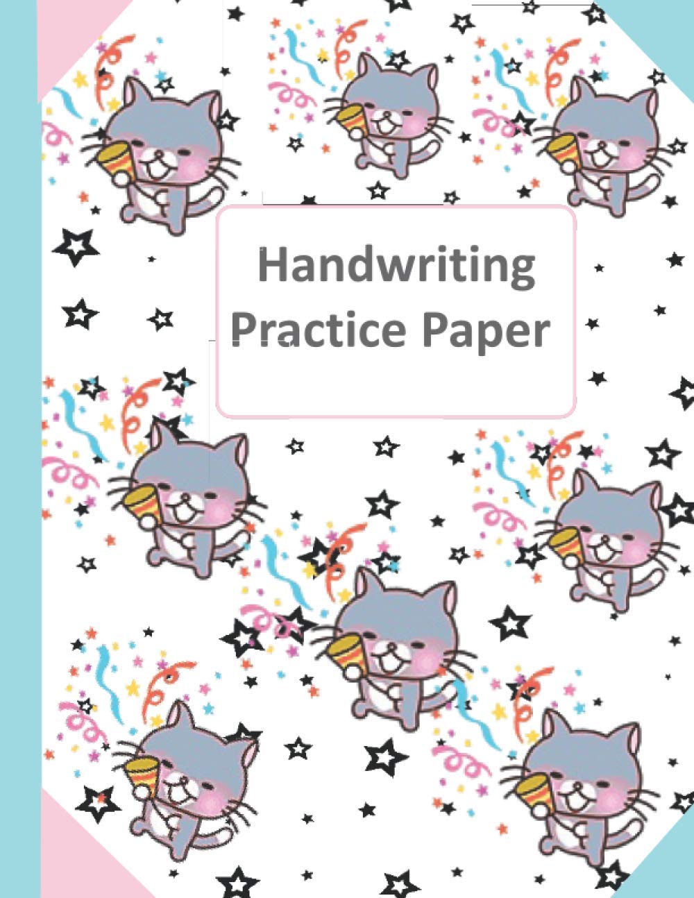 Handwriting Practice Paper: Blank Lined Notebook Primary Ruled With ...