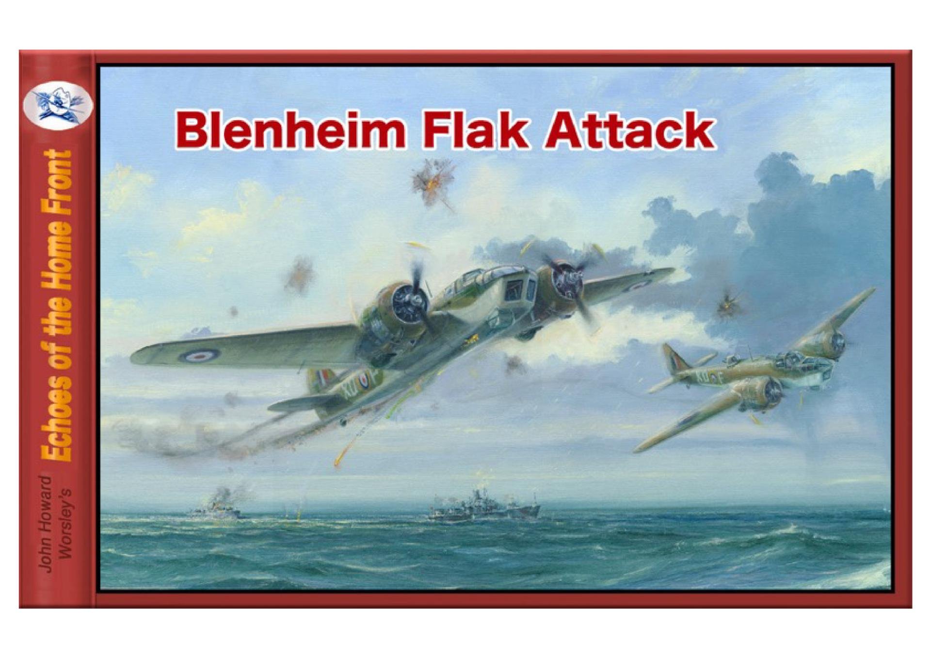 Blenheim Flak Attack: With bare hands he stuffed flares and burning charts though the hole made ...