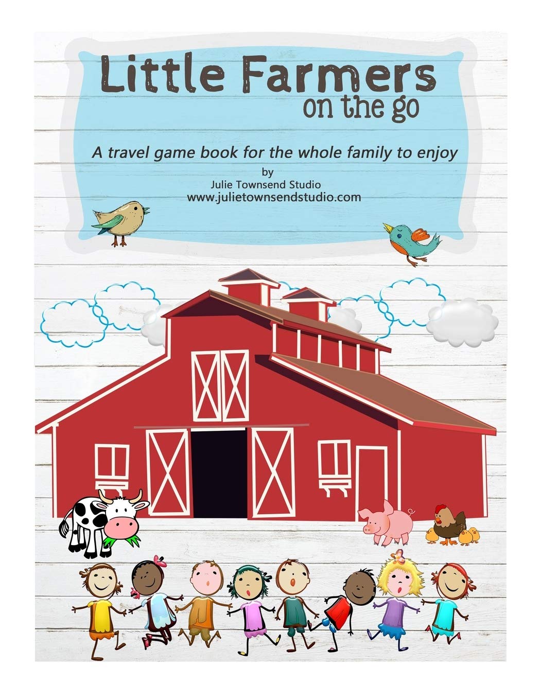 Little Farmers on the Go: A travel game book for the whole family to ...