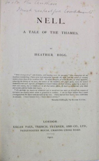 Nell: A Tale of the Thames by Heather Bigg | Goodreads