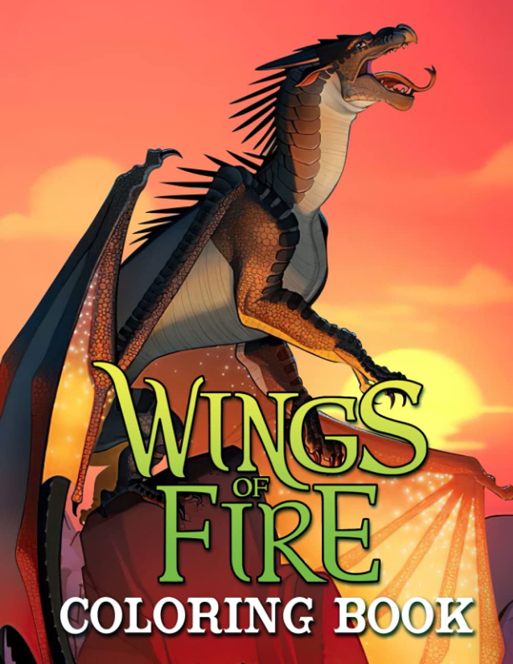 Wings Of Fire Coloring Book: Wonderful Gifts For Those Who Love Wings ...