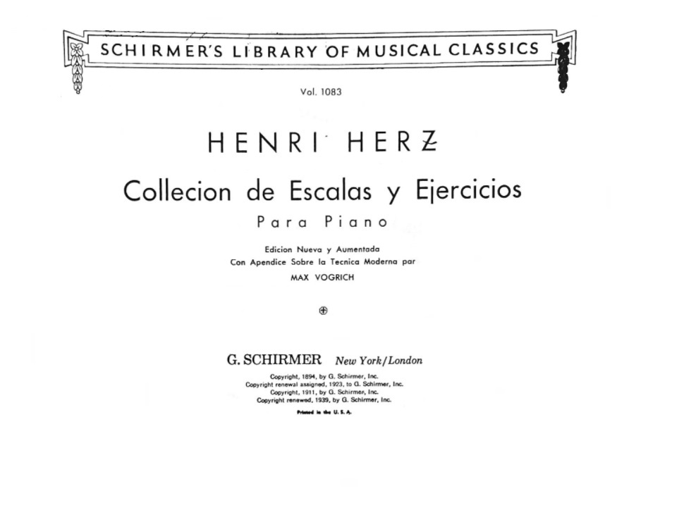Henri Herz Coleccion de Escalas y Ejercicios Para Piano by Henri Herz ...
