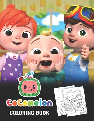 Cocomelon Coloring Book: Activity Book: Practice for Kids with Pen ...