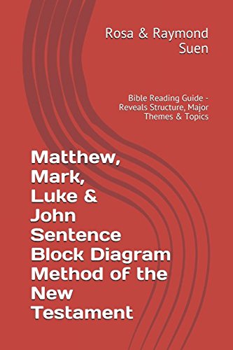 Matthew, Mark, Luke & John - Sentence Block Diagram Method of the New ...