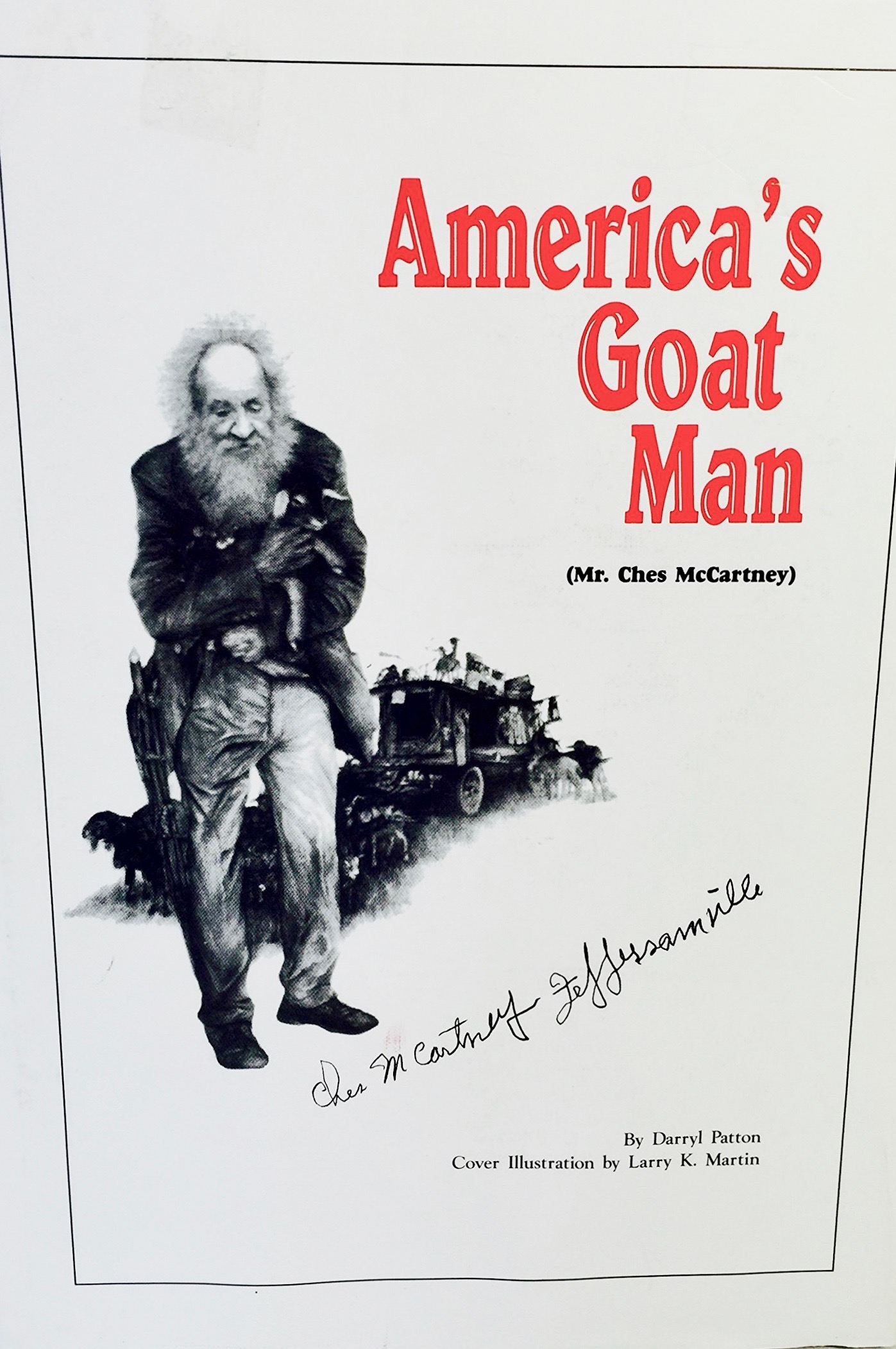 America's Goat Man: Mr. Ches McCartney by Darryl Patton | Goodreads