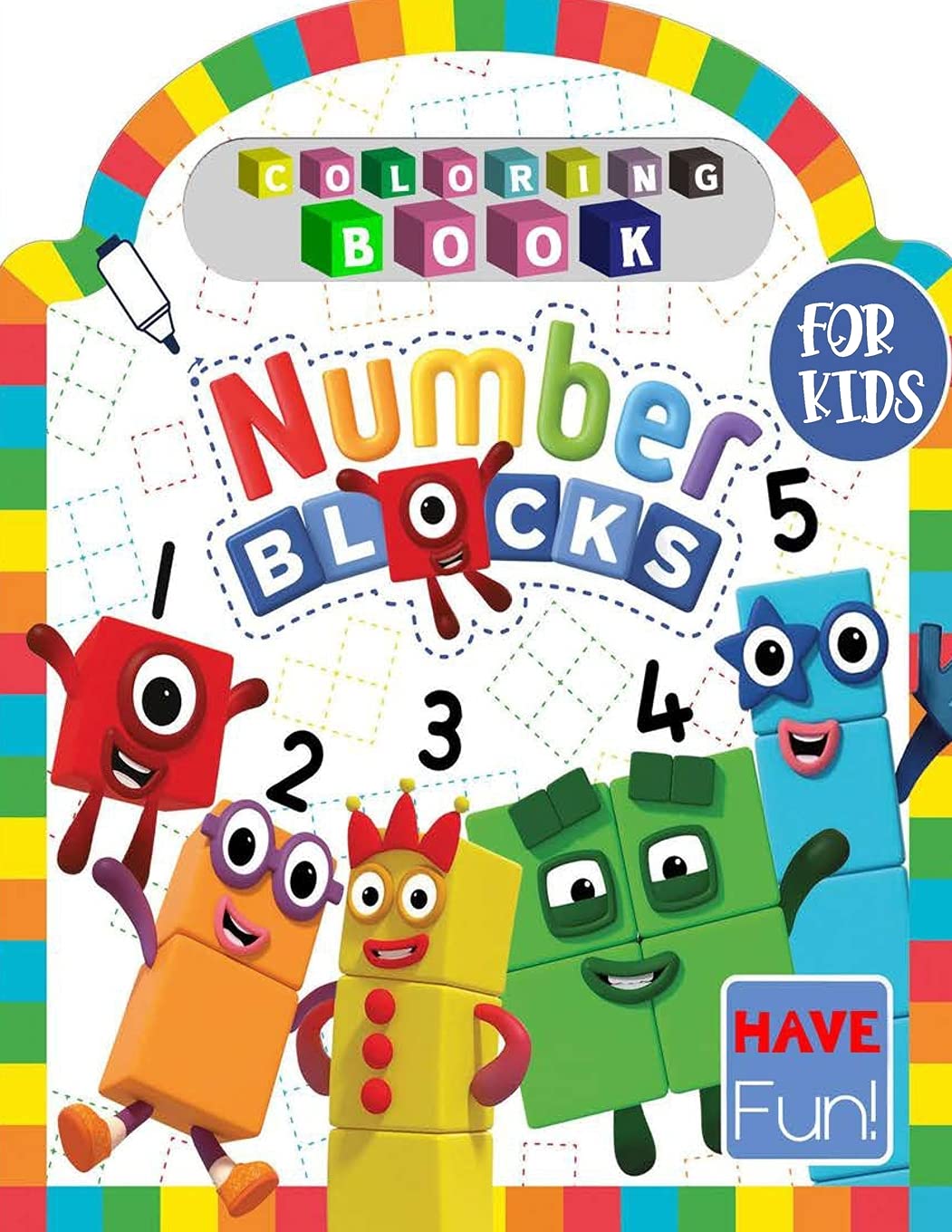 Numberblocks Coloring Book: Numberblocks - 1 to 20, Great Gift for Kid ...