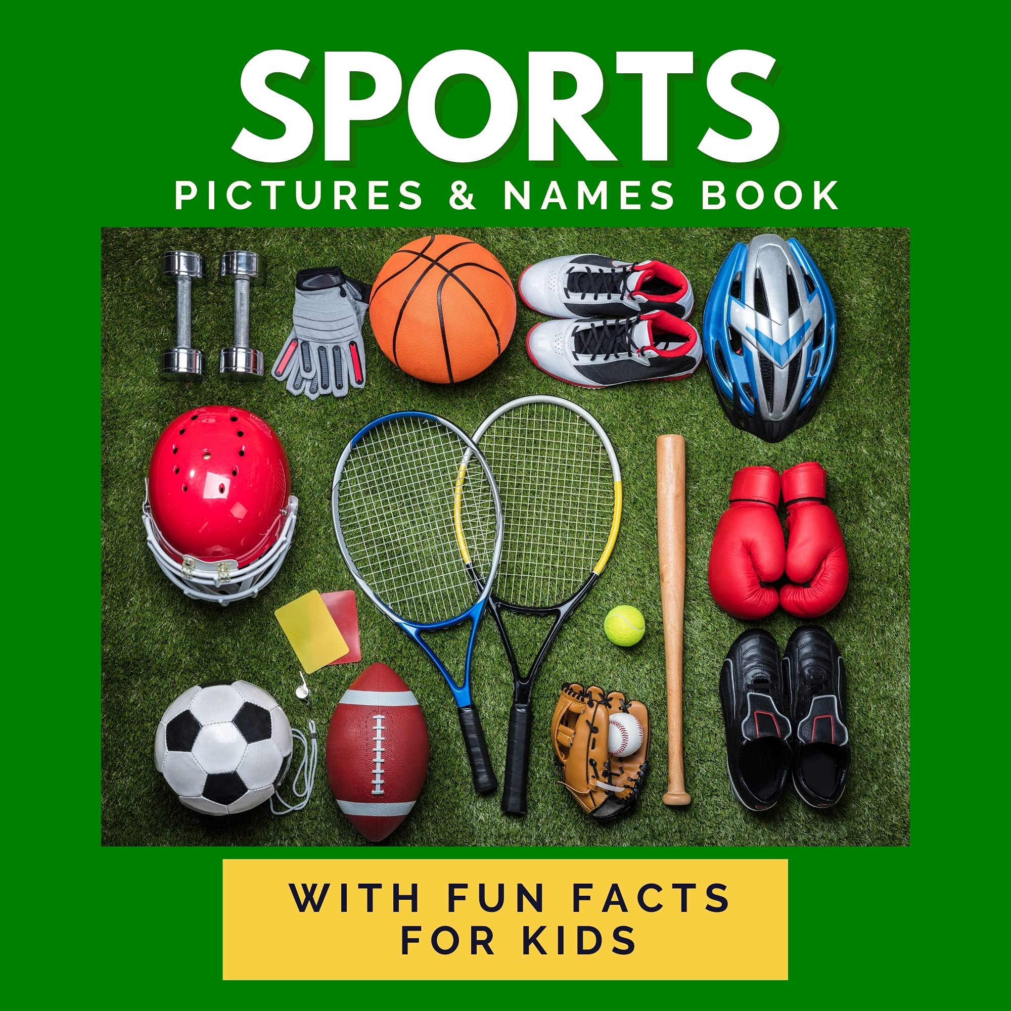 Sports Pictures & Names Book With Fun Facts For Kids: Read Aloud Fun ...