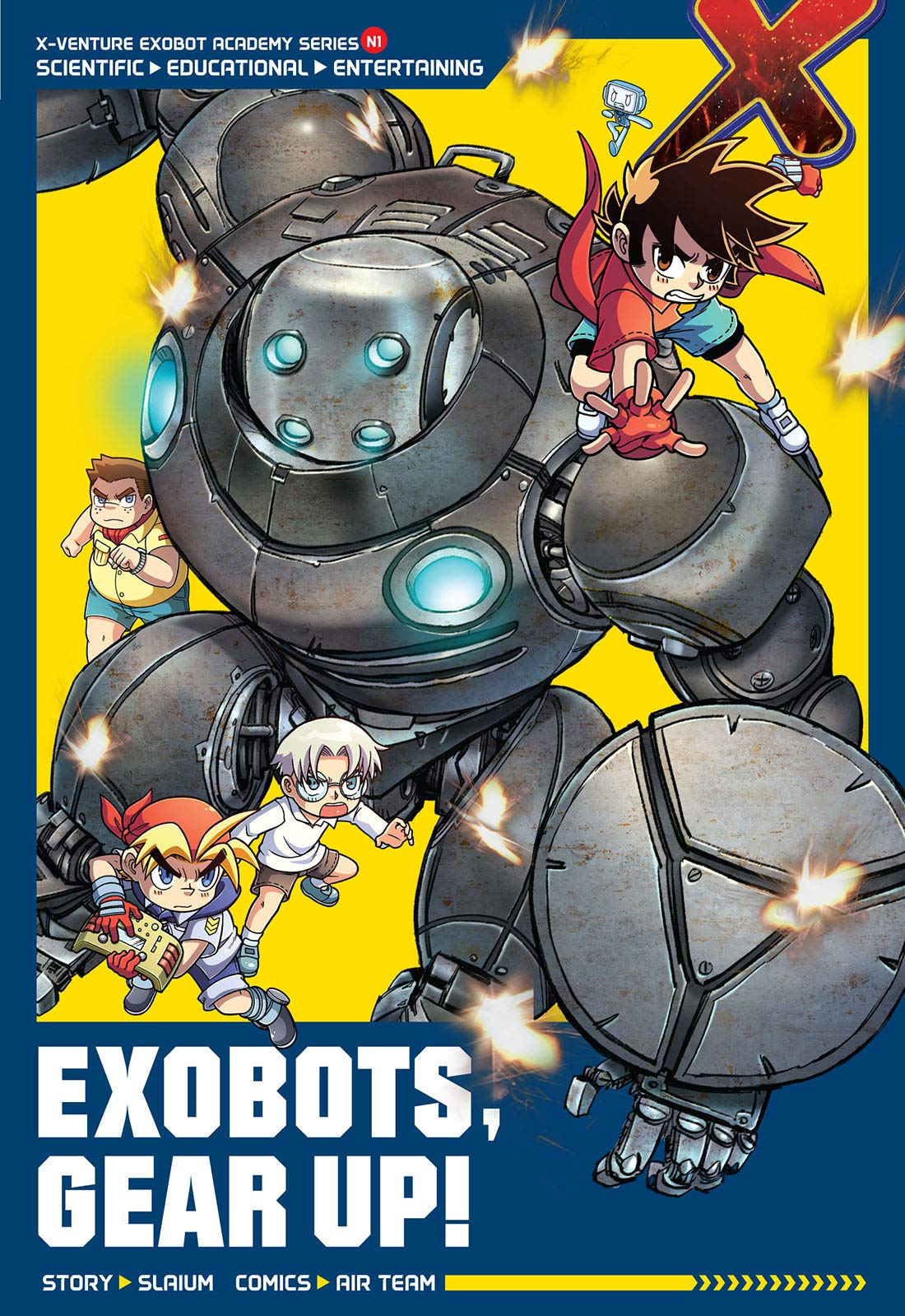 Exobots, Gear Up! (X-Venture Exobot Academy #1) by Slaium | Goodreads