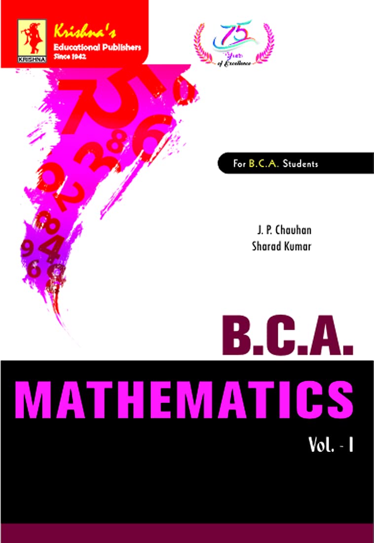 Krishna's BCA Mathematics -I | Edition-13B | Pages-684 | Code-354 by J ...