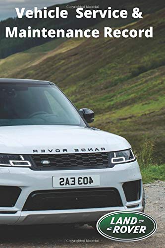 Vehicle Service & Maintenance Record | Land Rover Service book | Log ...