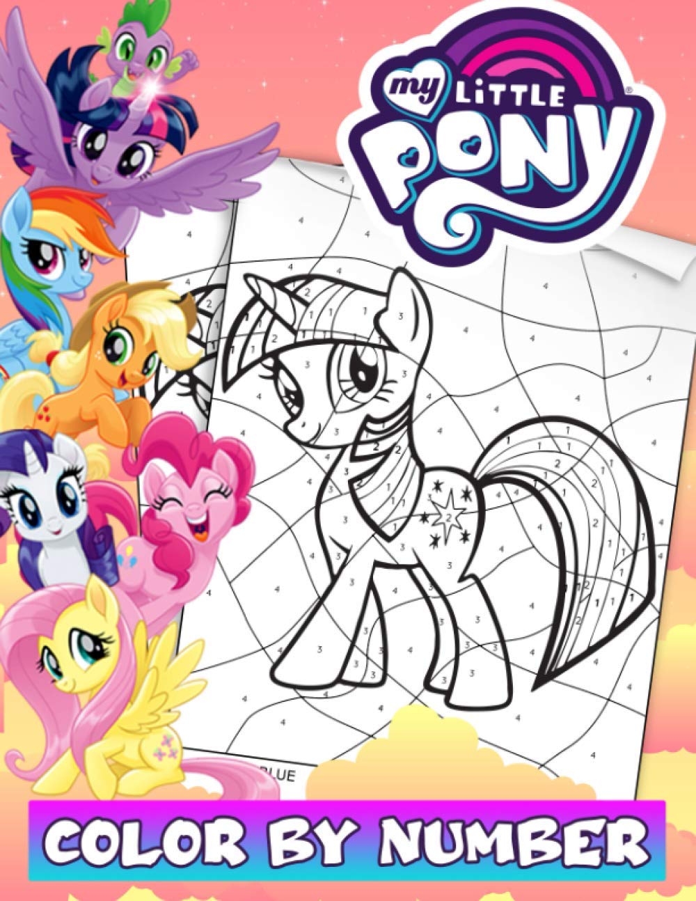 My Little Pony Color By Number: An Amazing Item For Relaxation And ...