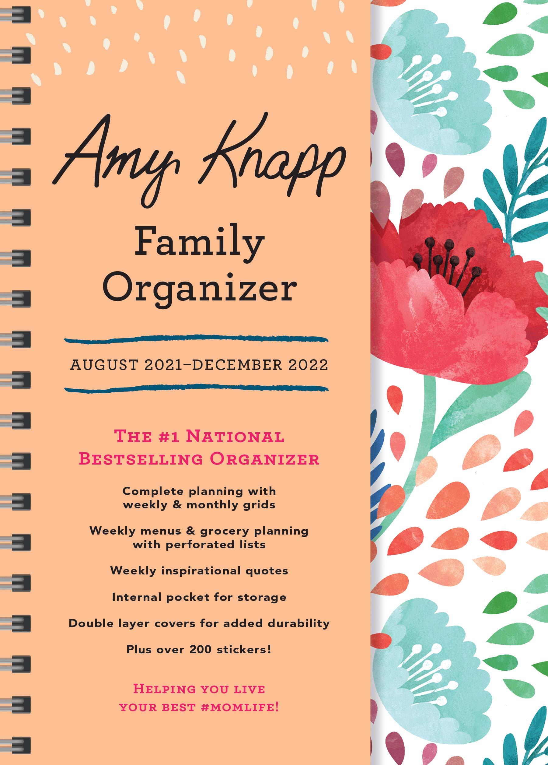 2022 Amy Knapp's Family Organizer: 17-Month Weekly Faith Mom Planner ...
