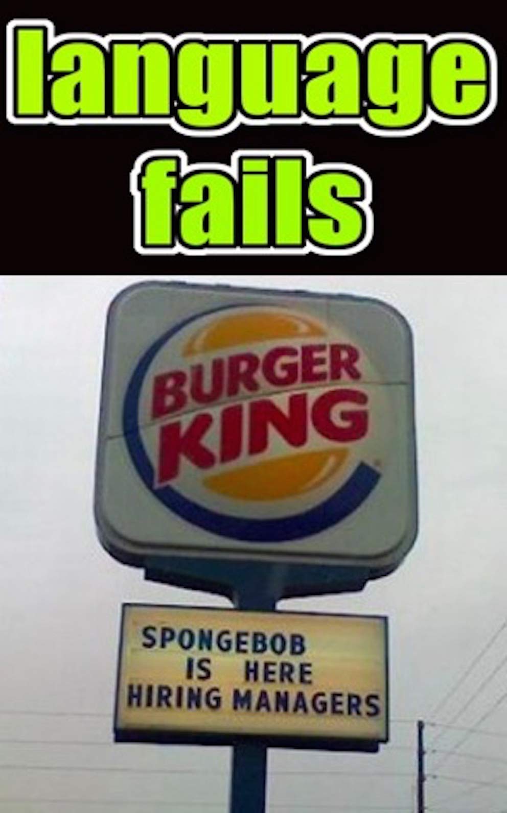 Spongebob Epic Fail