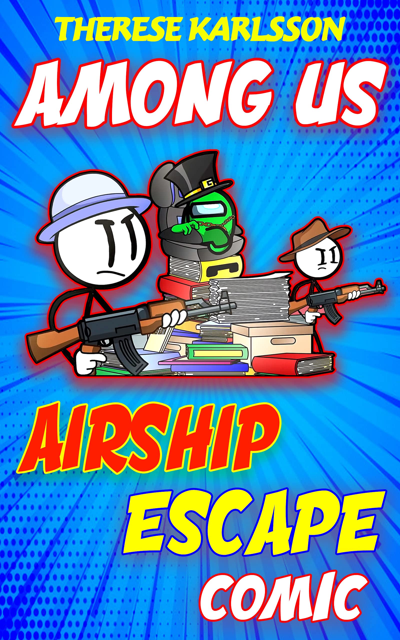 Among Us Comic Book: Airship Escape Unofficial Comic Book by Therese ...
