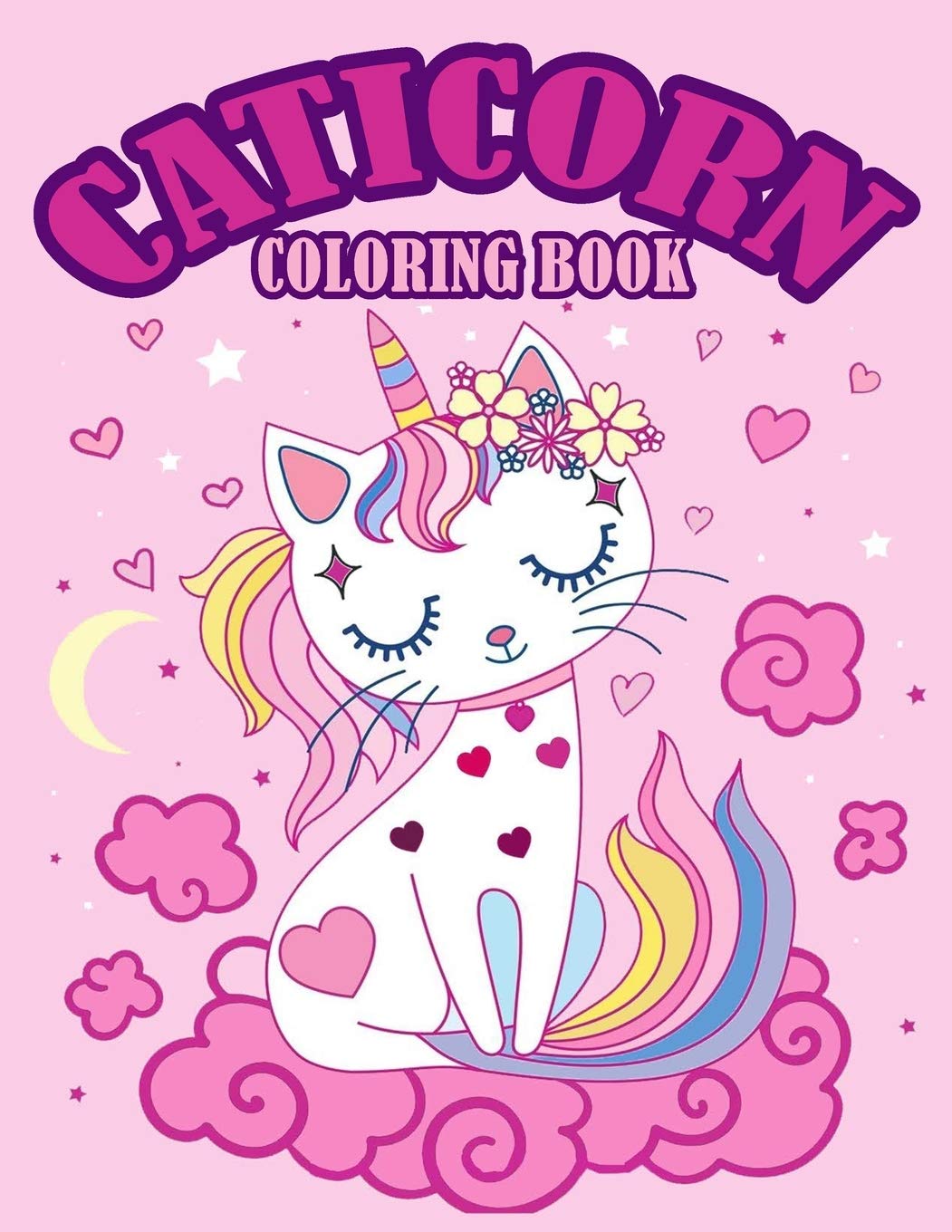 Caticorn Coloring Book: A Coloring Book For Kids Ages 4-8, 8.5x11 ...
