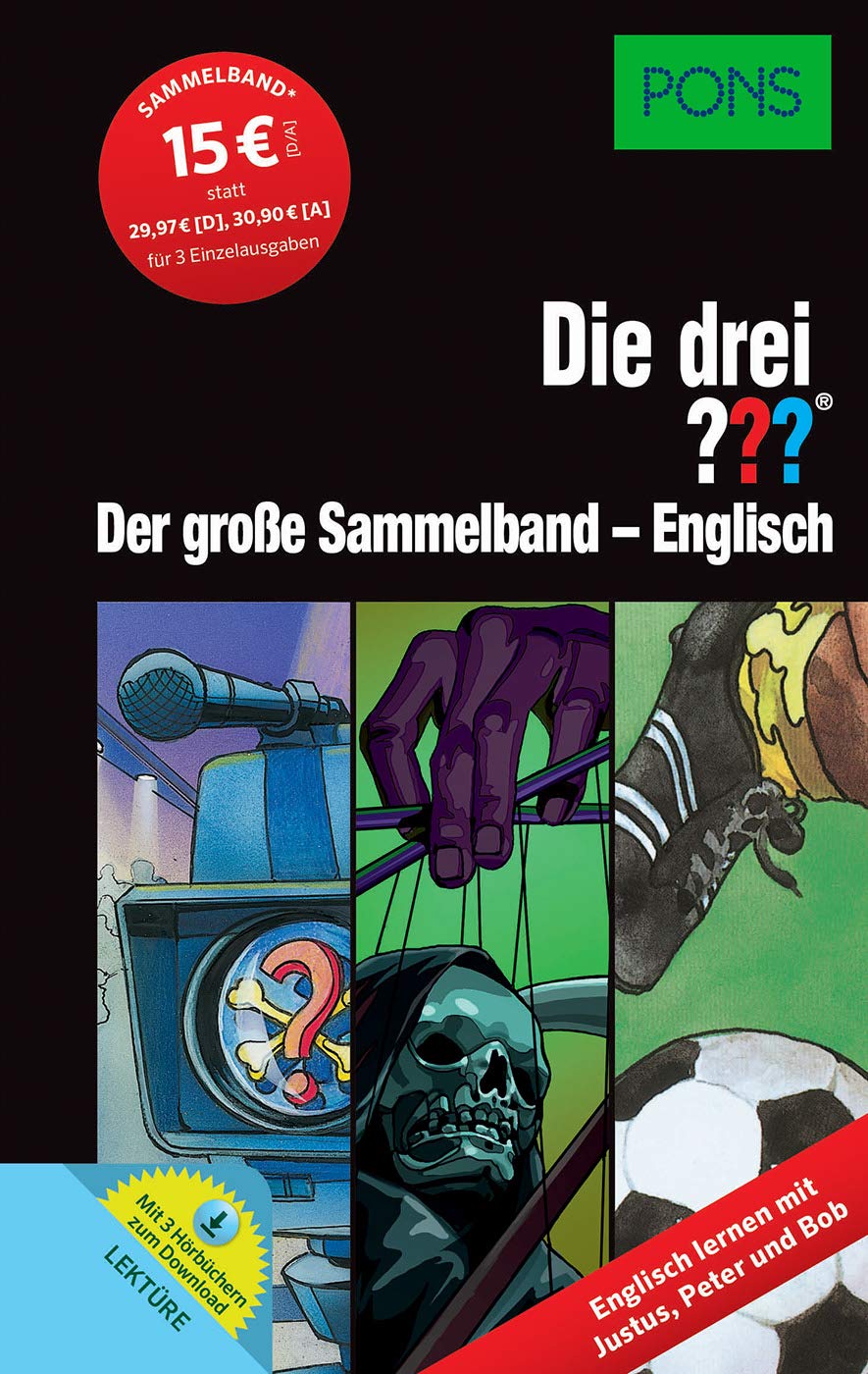 PONS Die drei ??? Der große Sammelband - Englisch: Englisch lernen mit ...