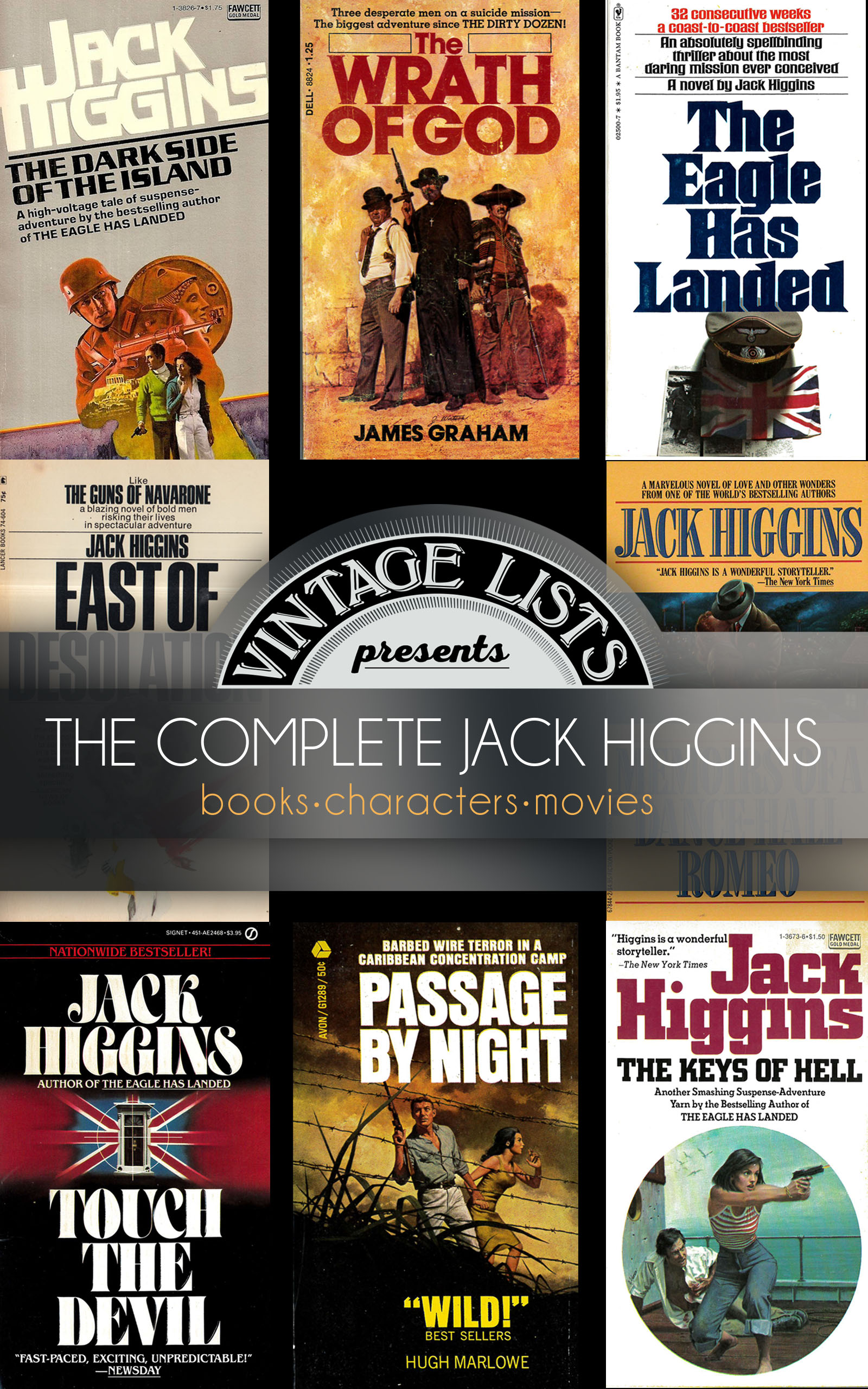 The Complete Jack Higgins by Vintage Lists | Goodreads