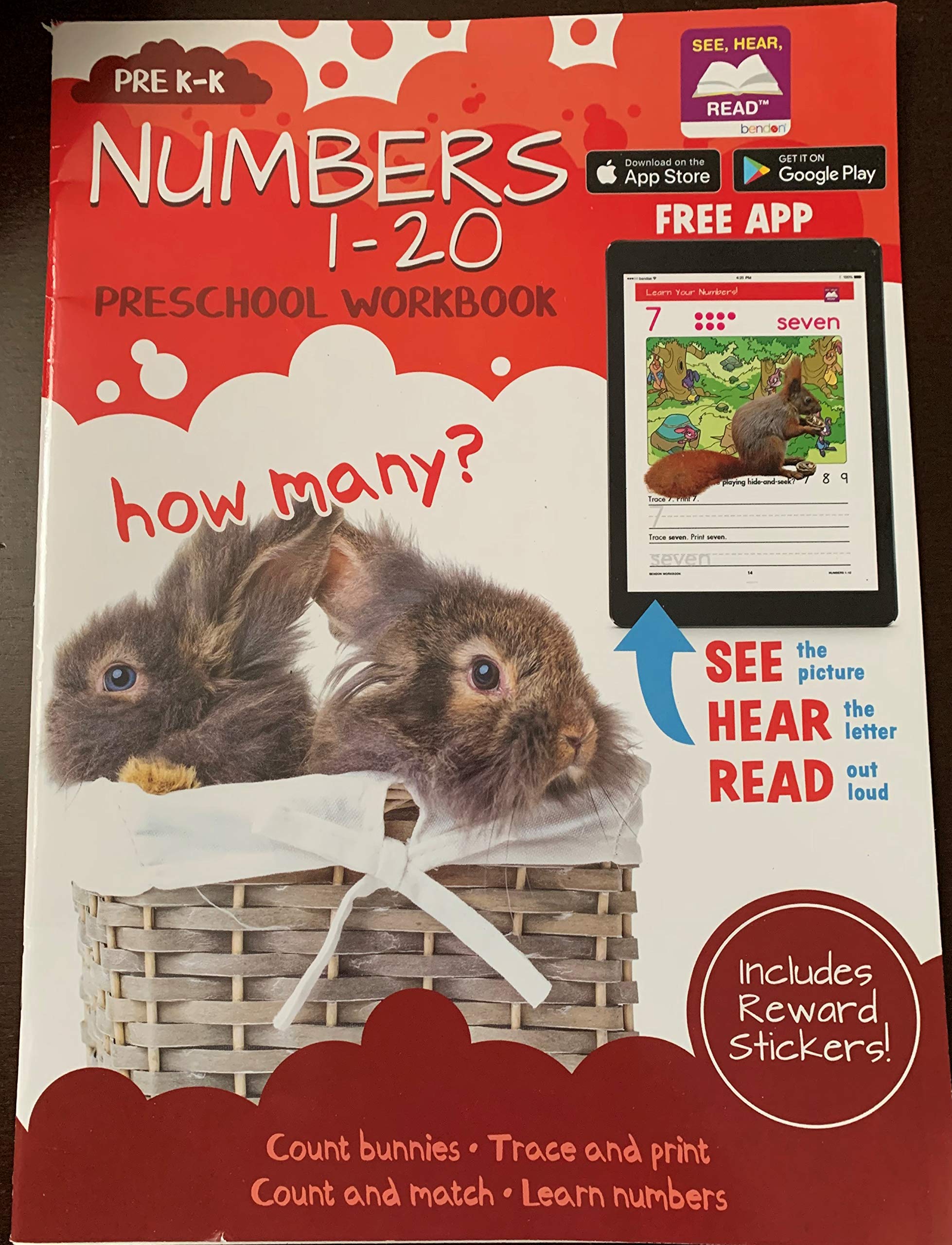 Numbers 1-20 Preschool Workbook by Bendon Publishing | Goodreads