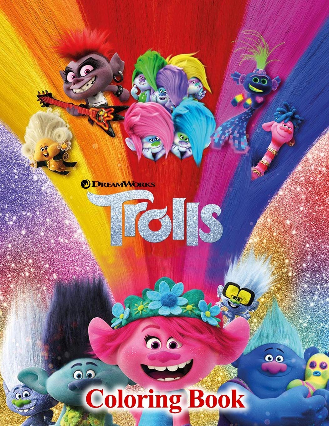 DreamWorks Trolls Coloring Book: A Coloring Book For Kids With ...