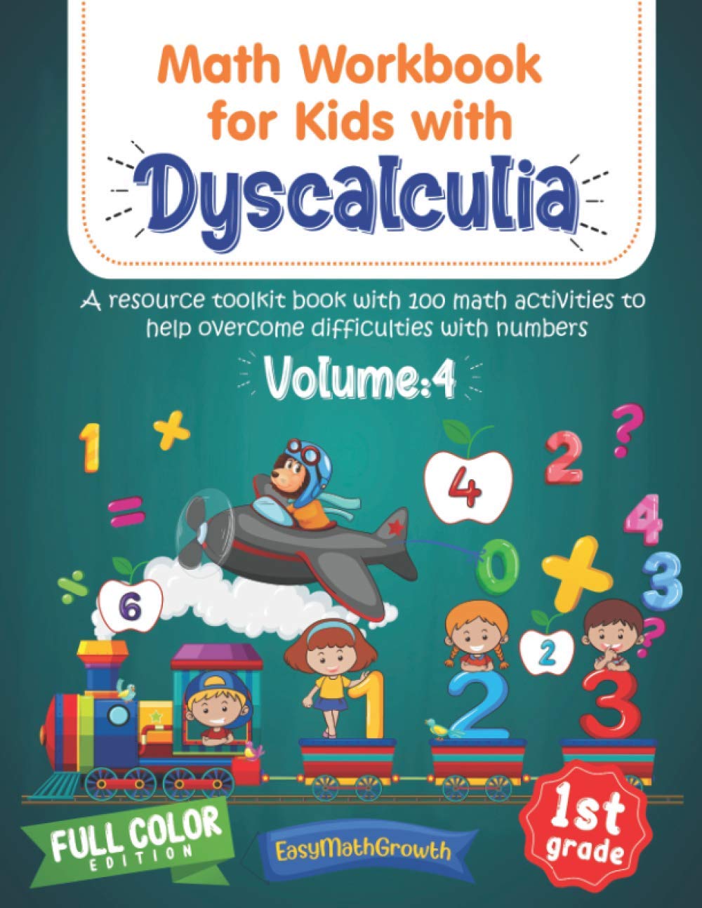 Math Workbook For Kids Withs Dyscalculia A Resource Toolkit Book With