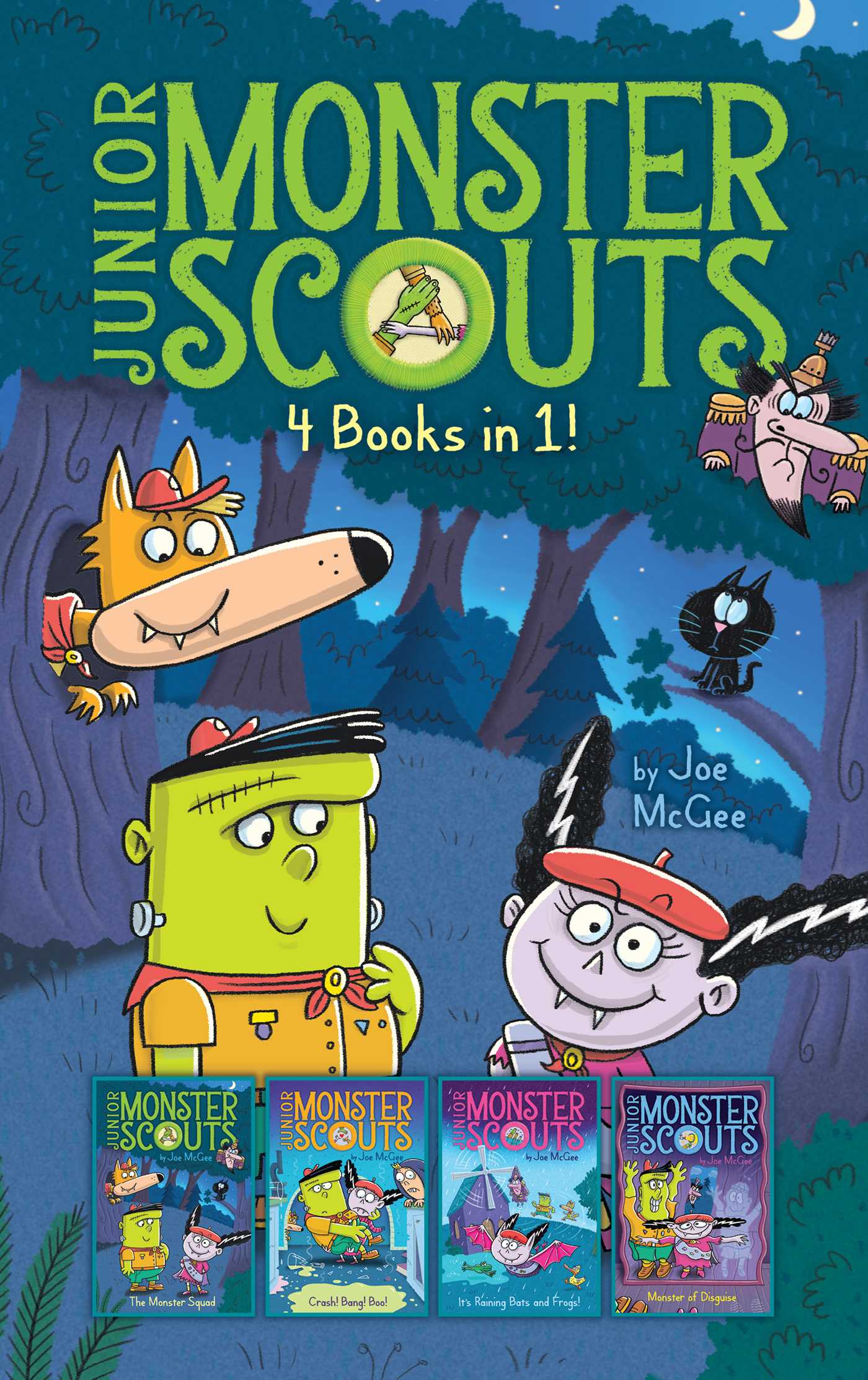 Junior Monster Scouts 4 Books in 1!: The Monster Squad; Crash! Bang ...