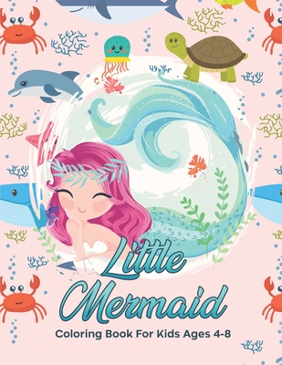 Little Mermaid: 30 Coloring Pages of Cute and Unique Mermaid Designs ...