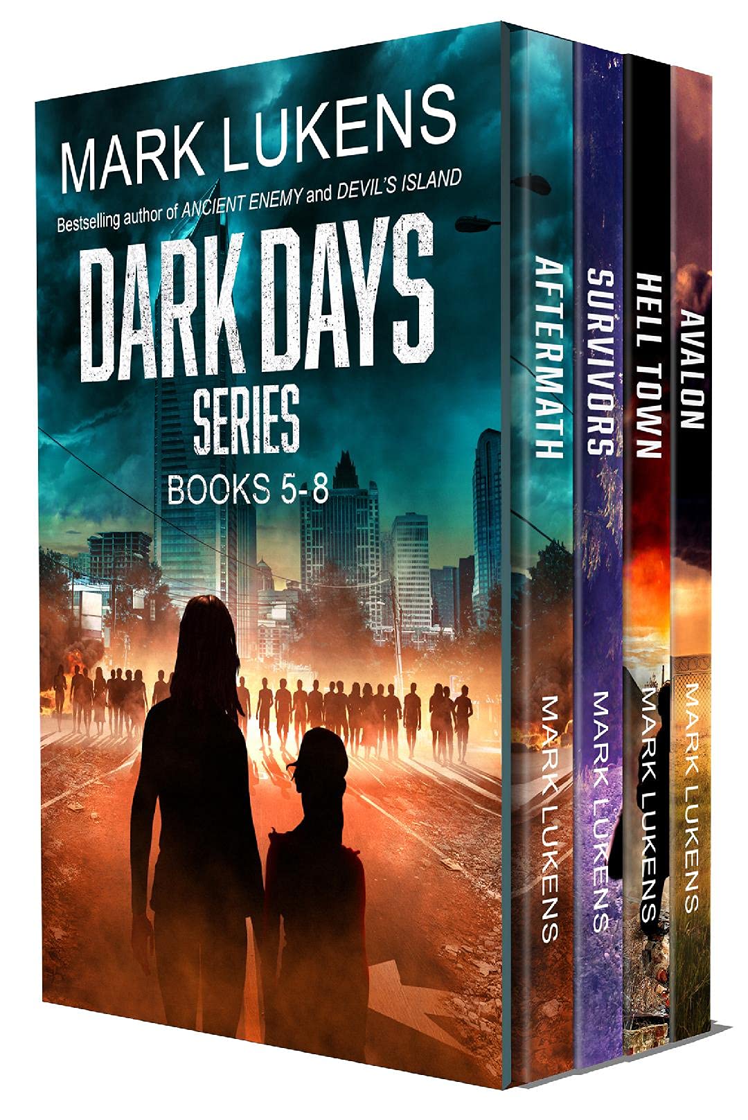 Dark Days Series: Books 5-8: A post apocalyptic series by Mark Lukens ...