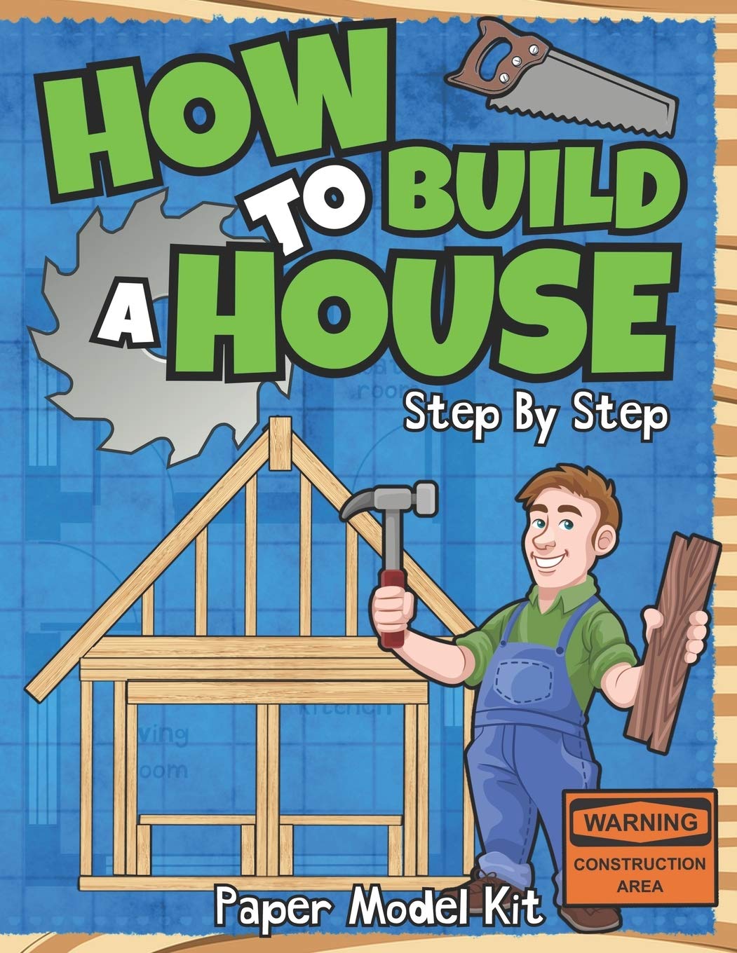 How To Build A House Step By Step Paper Model Kit For Kids To Learn