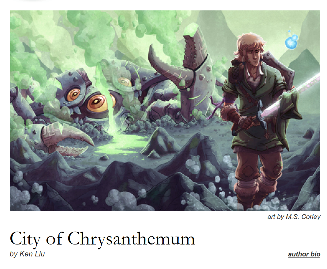Daily Science Fiction Magazine, June 2013: City of Chrysanthemum by ...