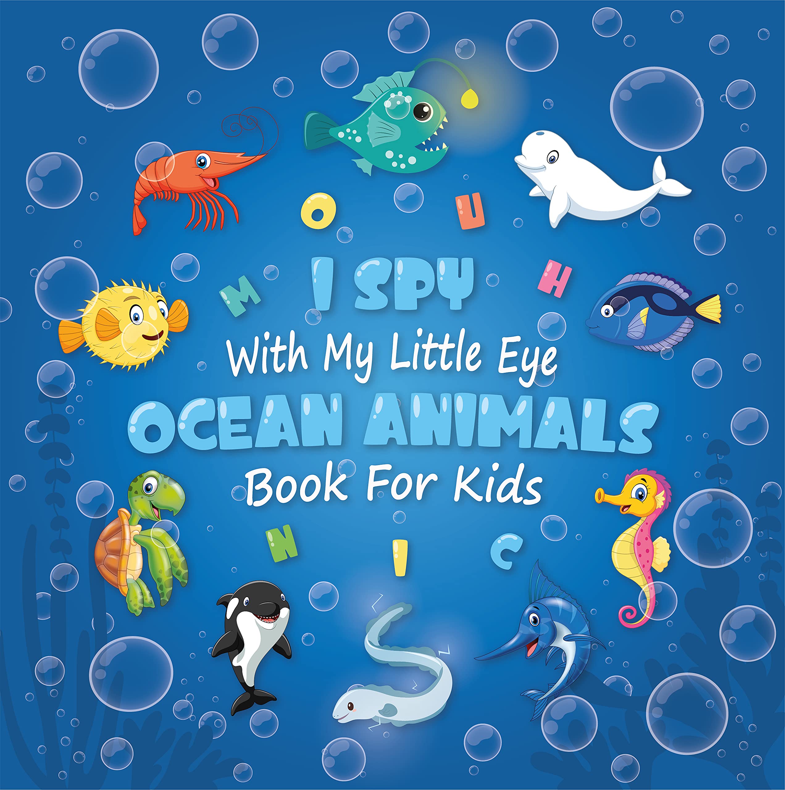 I Spy Ocean Animals: A Fun Guessing Game Picture Book for Kids Ages 2-5 ...