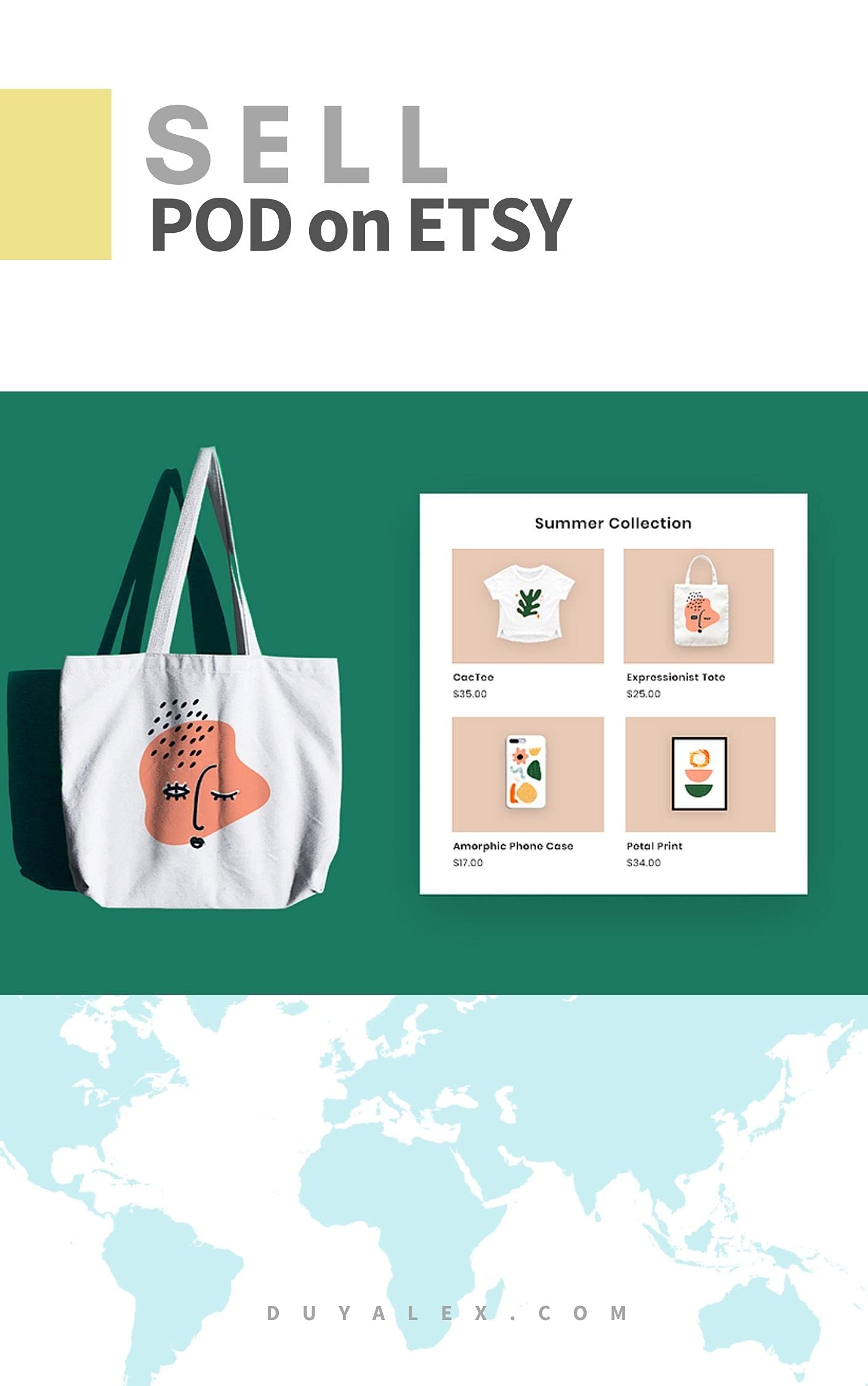 Sell print on demand products on Etsy: Selling POD products step by ...