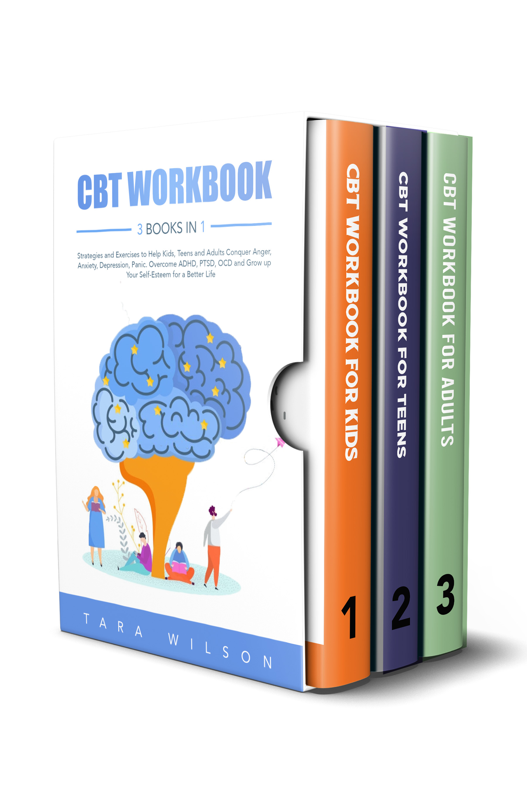 CBT Workbook: 3 Books in 1 Strategies and Exercises to Help Kids, Teens ...