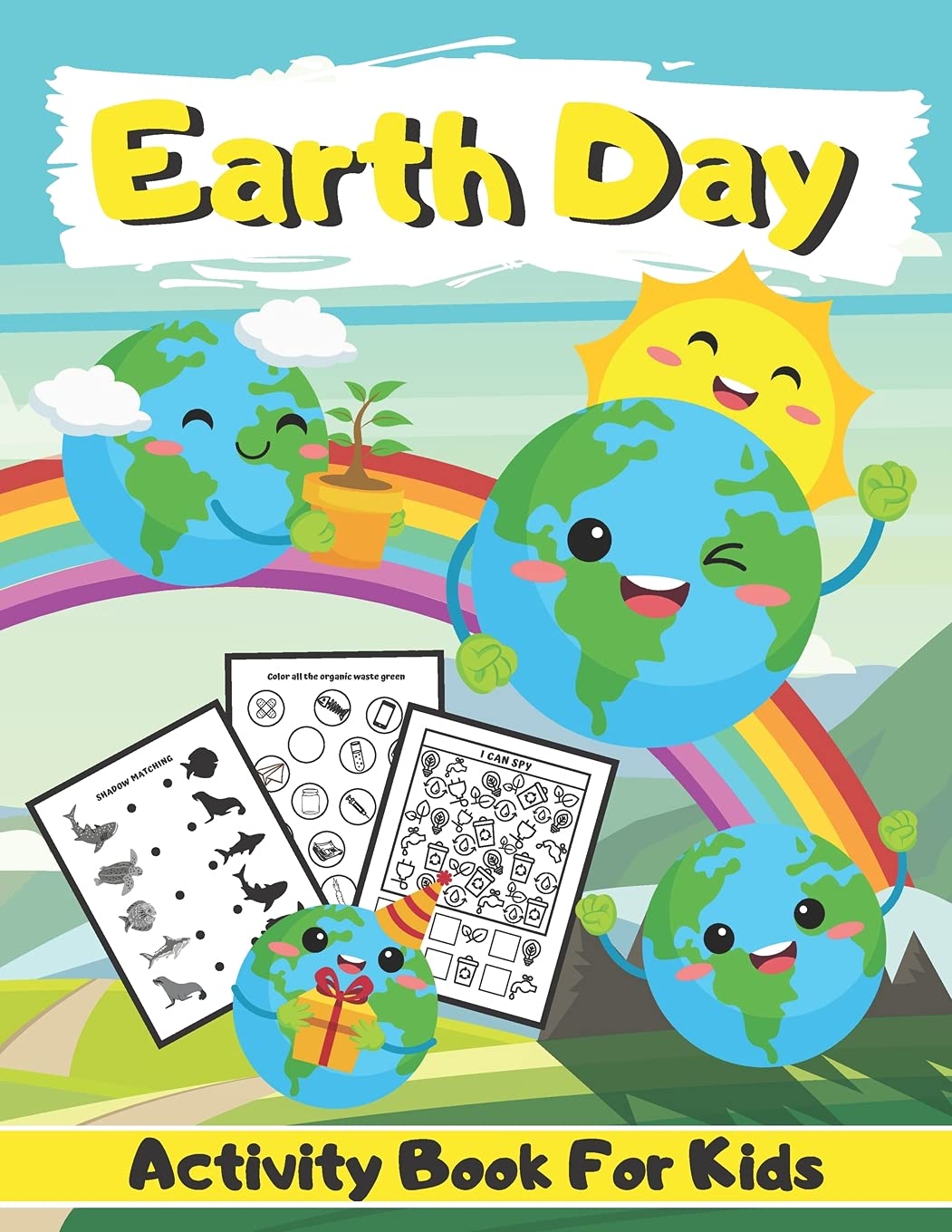 Earth Day Activity Book For Kids: A Fun and Educational Gift for ...
