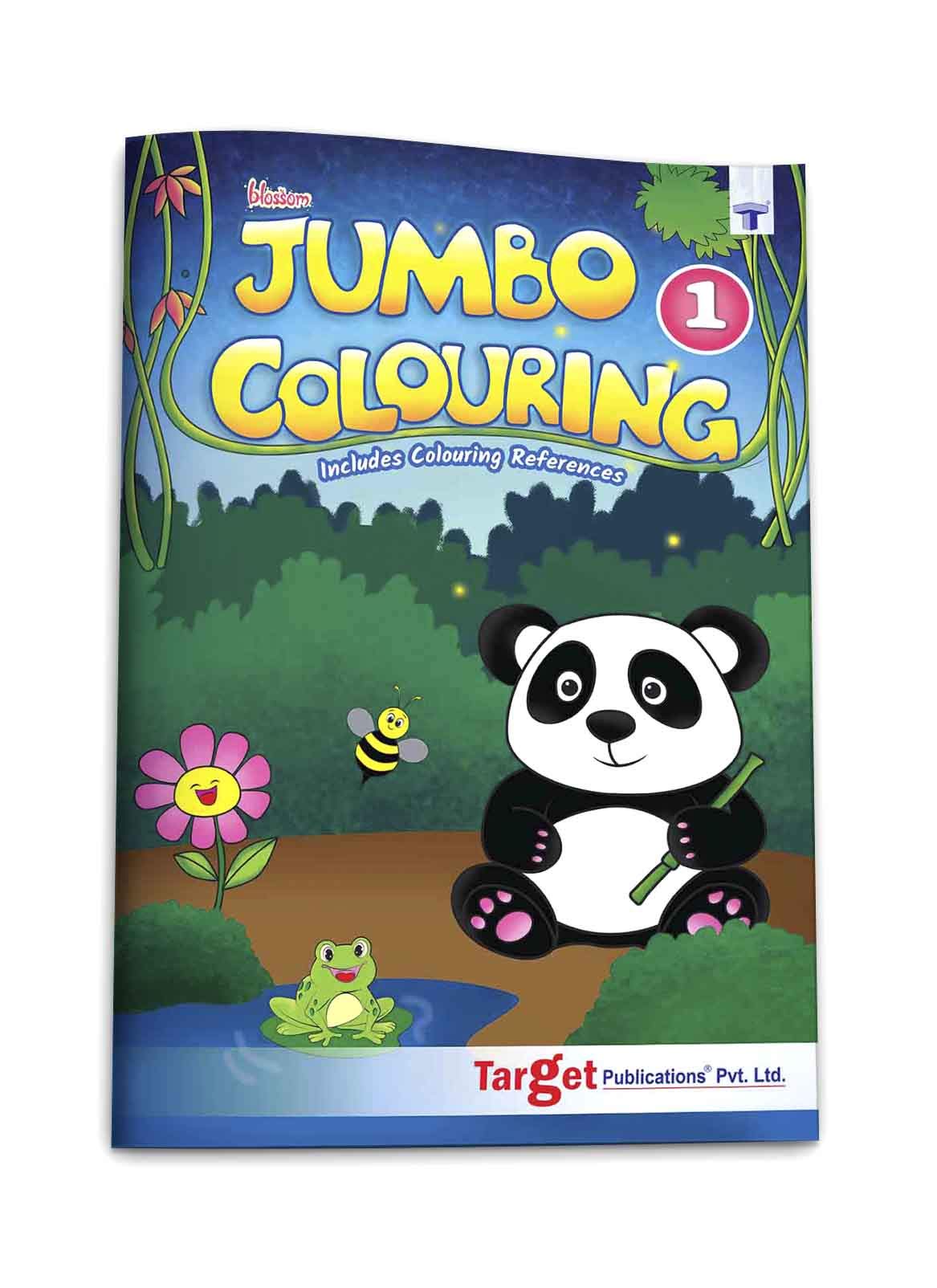 TARGET PUBLICATIONS Blossom Jumbo Creative Colouring Book For Kids 3 To ...
