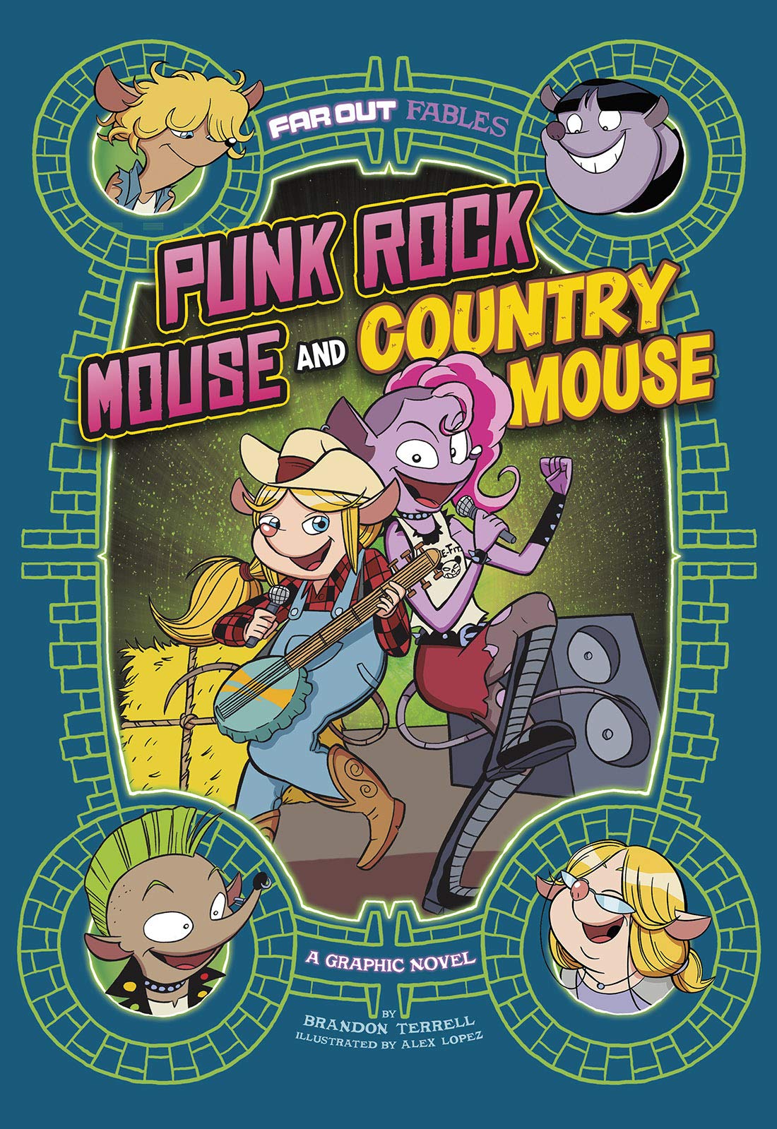 Punk Rock Mouse and Country Mouse: A Graphic Novel by Brandon Terrell | Goodreads