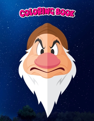 Coloring Book: Grumpy, Children Coloring Book, 100 Pages to Color by ...